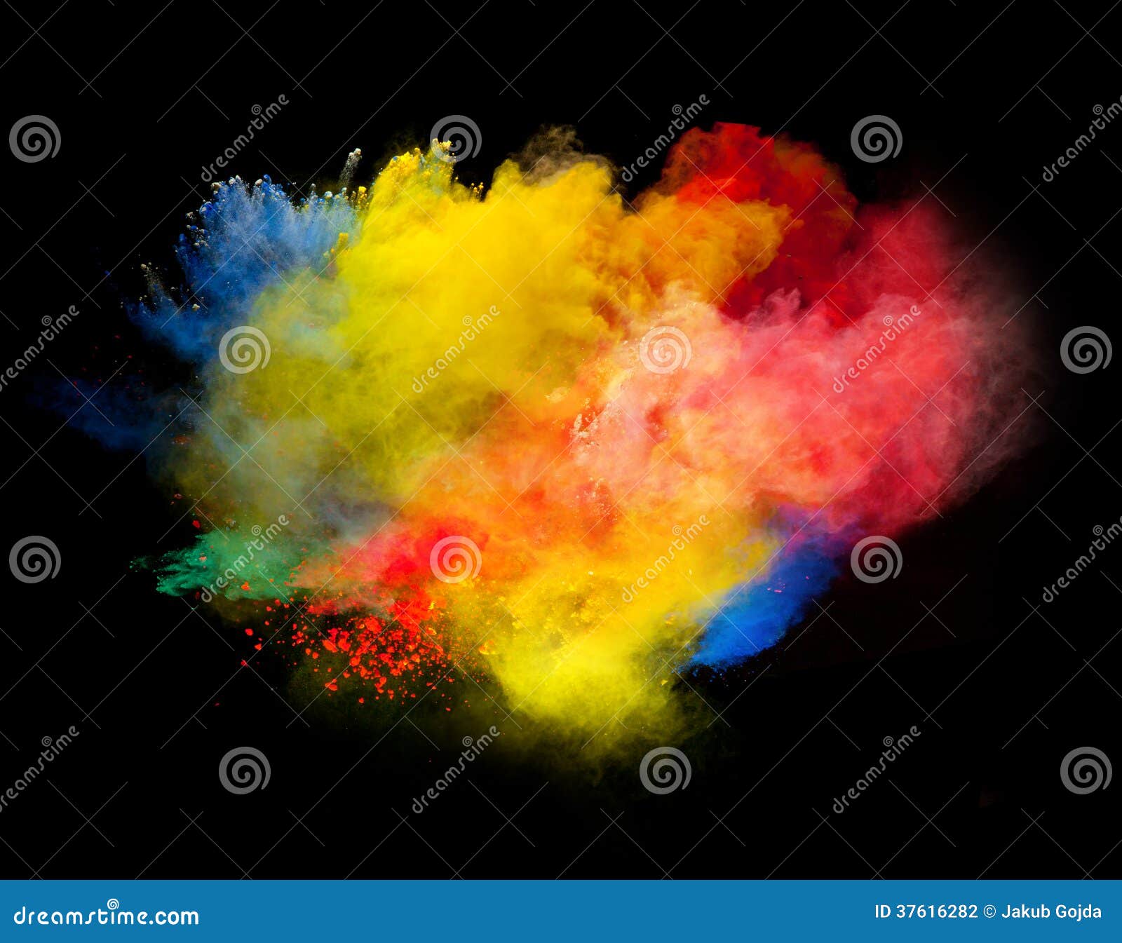 Colored dust stock photo. Image of white, abstract, color - 37616282