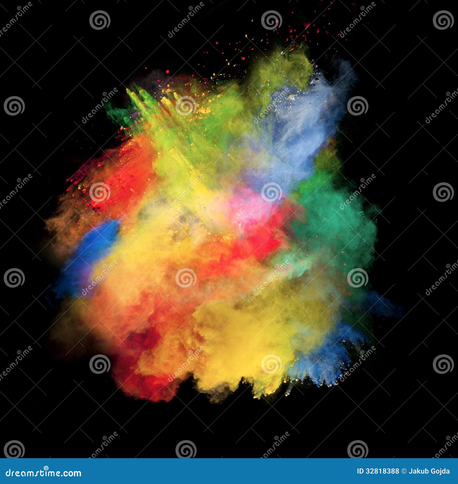 Colored dust stock photo. Image of abstract, texture - 32818388