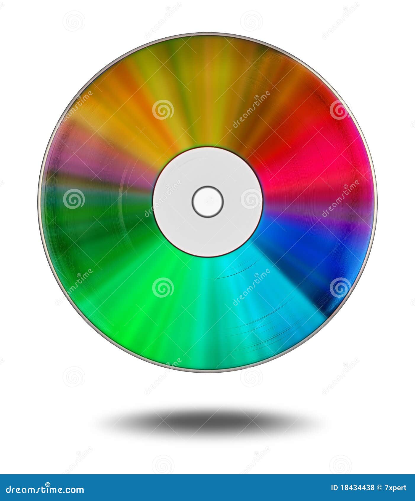 Colored DVD stock illustration. Illustration of shadow - 18434438