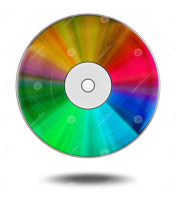 Colored DVD stock illustration. Illustration of shadow - 18434438