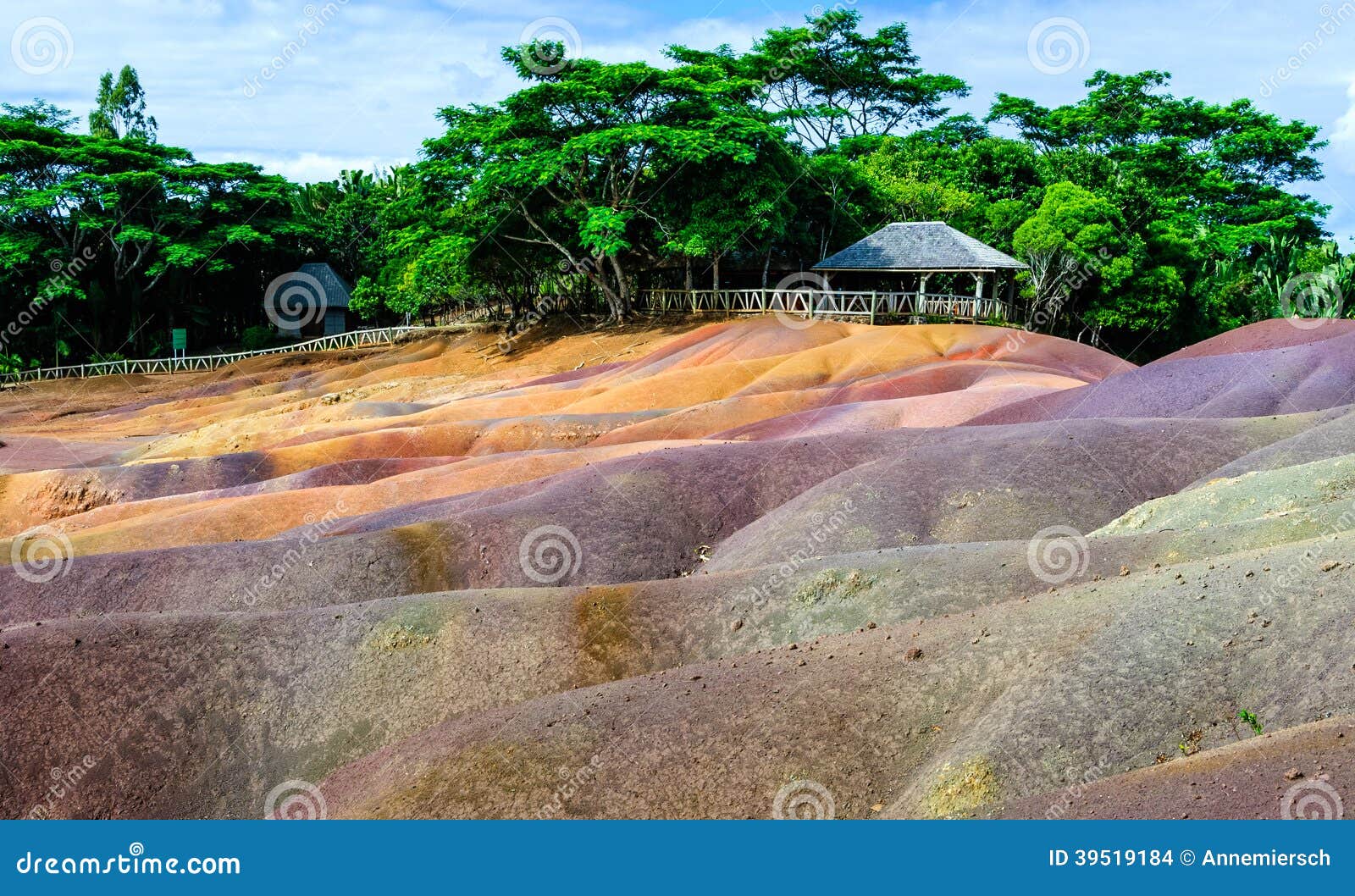 Colored Earth Chamarel Mauritius Stock Photo - Image of desert, rock ...