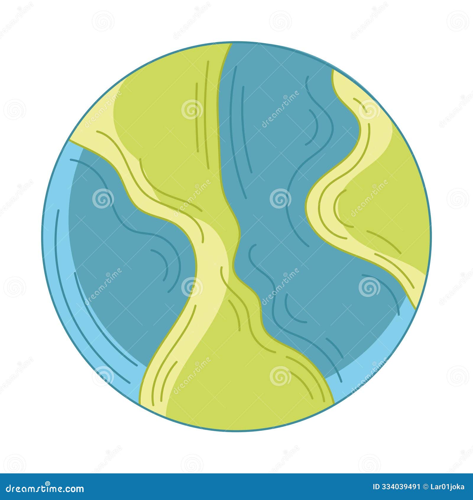 Colored Earth Planet Icon Vector Stock Illustration - Illustration of ...