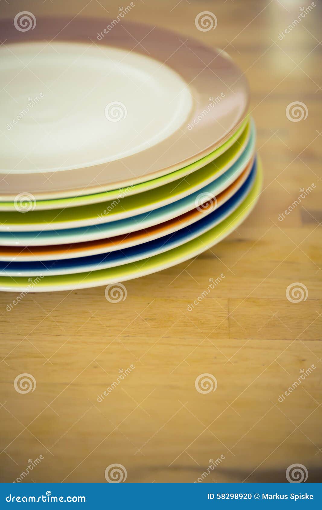 Colored edge of a plate stock photo. Image of tackle - 58298920