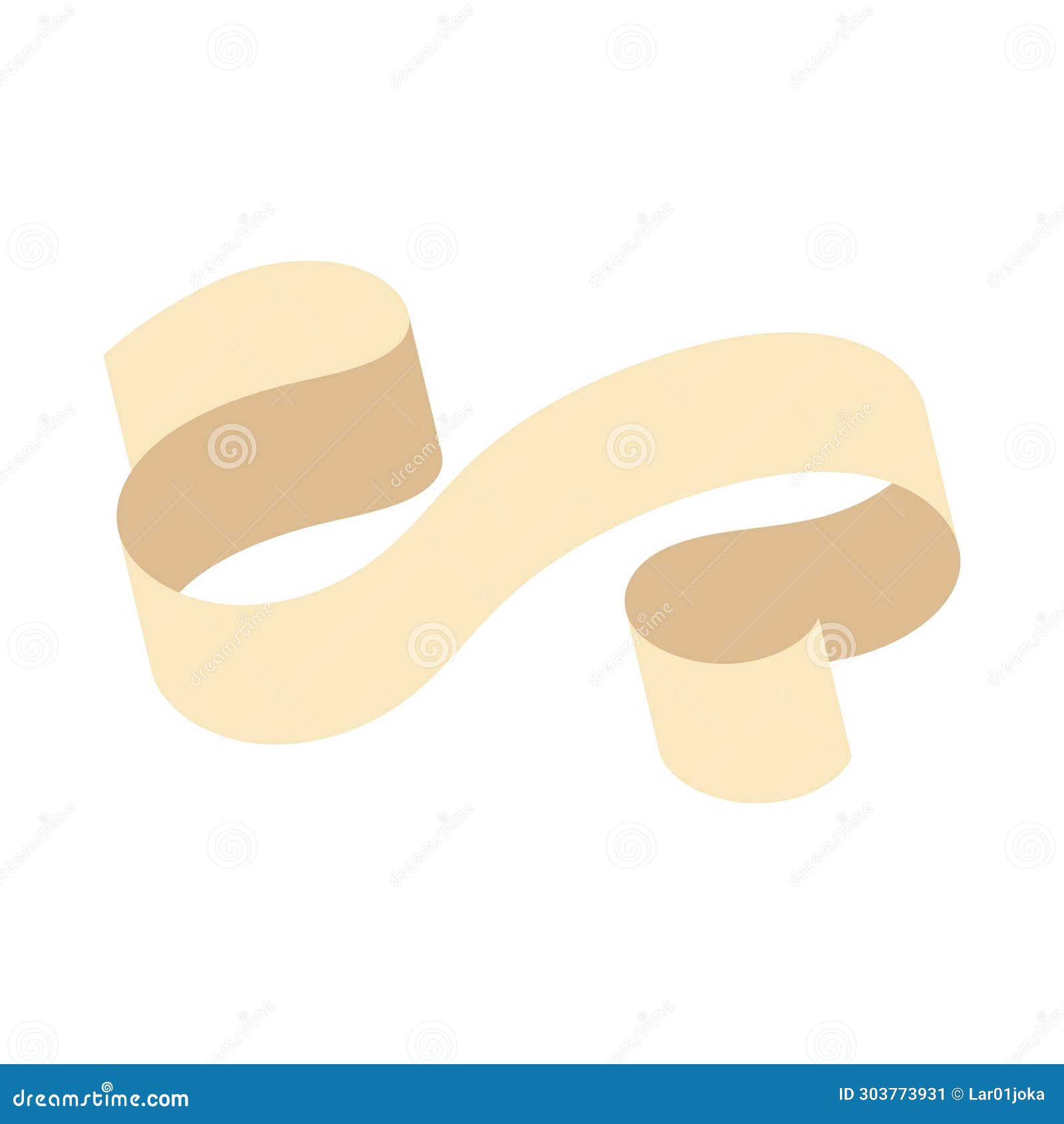 Colored Empty Ribbon Vector Stock Illustration - Illustration of blank ...