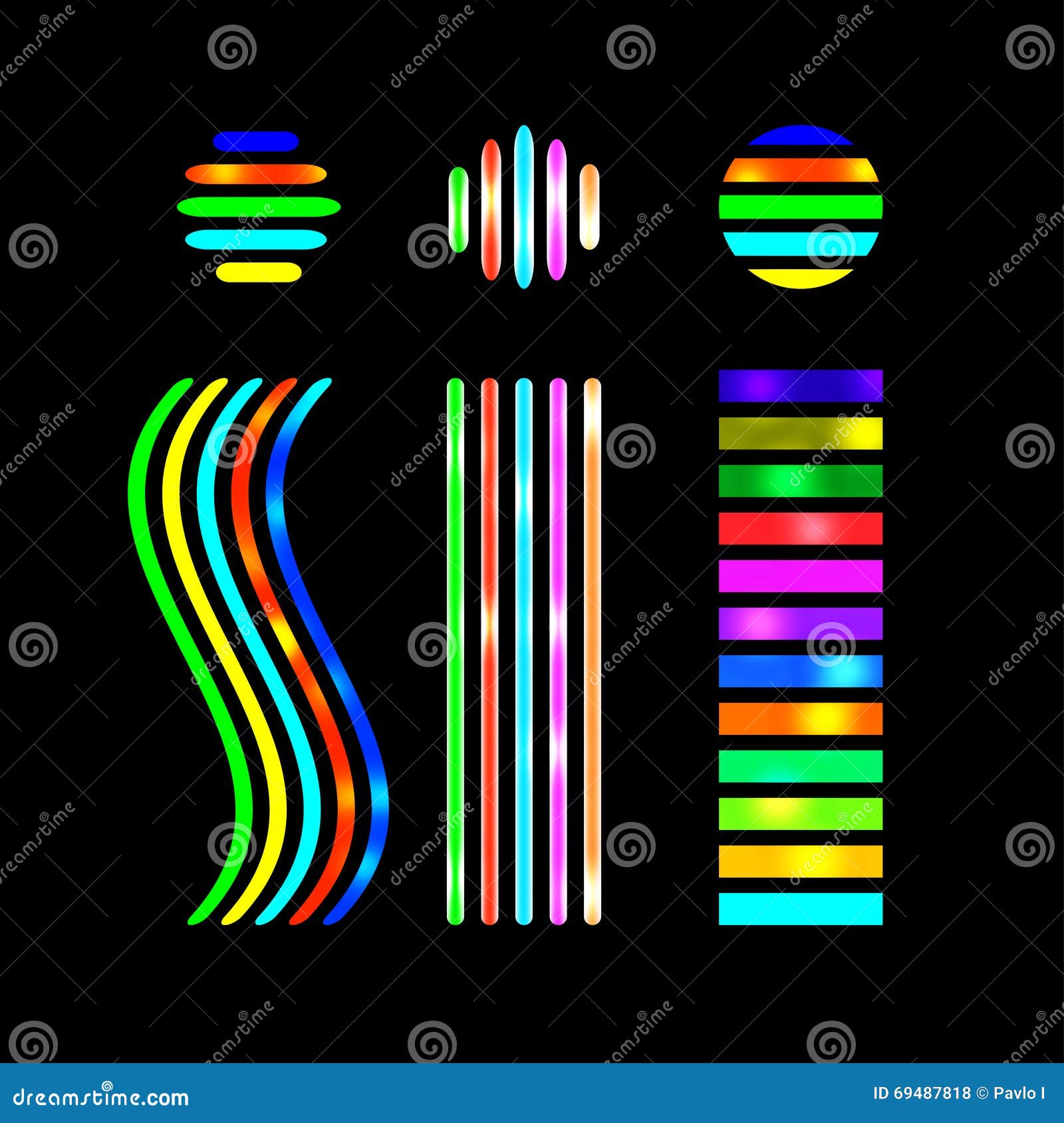 Colored Exclamation Mark Illustration for Design Stock Vector ...