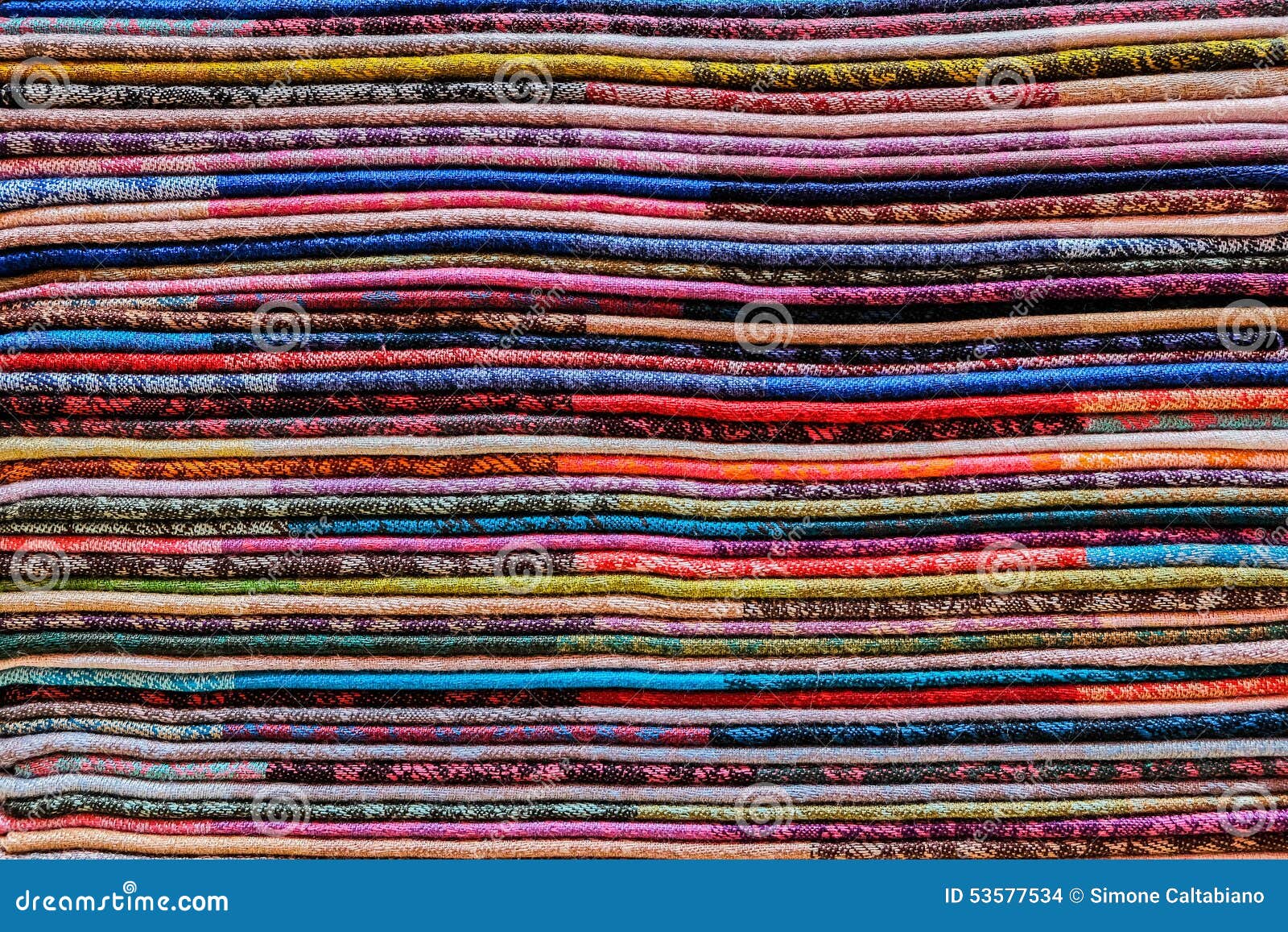 Colored fabric stock photo. Image of colorful, domestic - 53577534