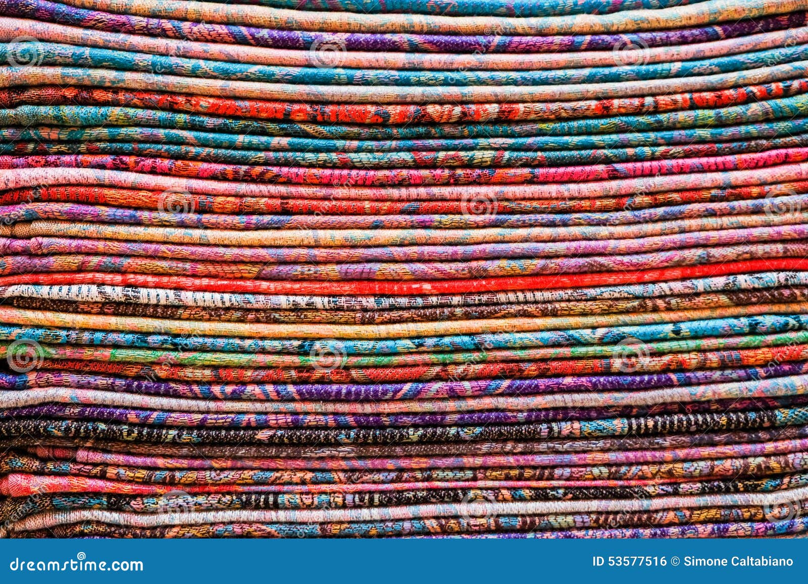 Colored fabric stock photo. Image of choice, dish, fabric - 53577516
