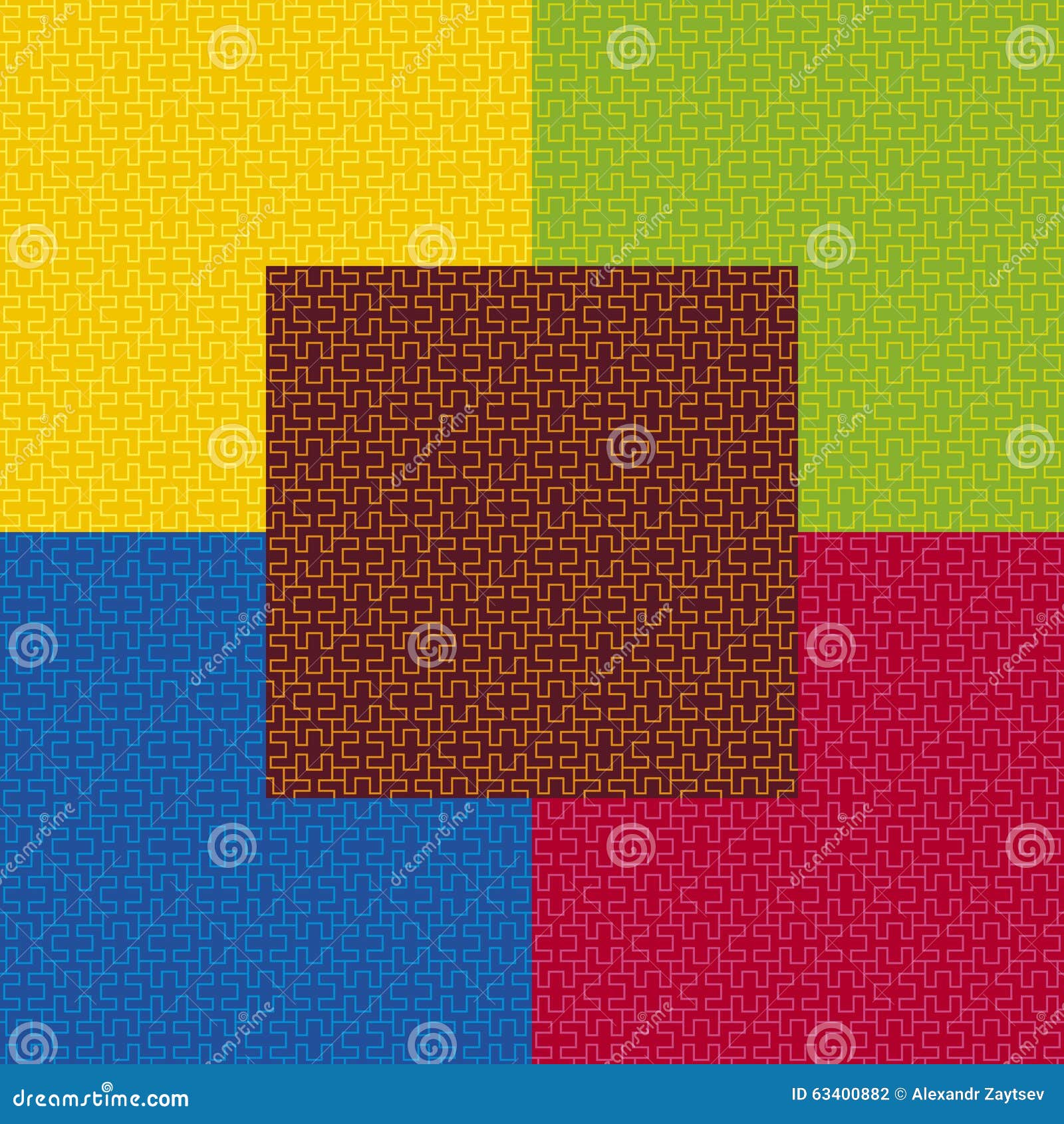 Colored Fabric Pattern Background Stock Vector - Illustration of shape ...