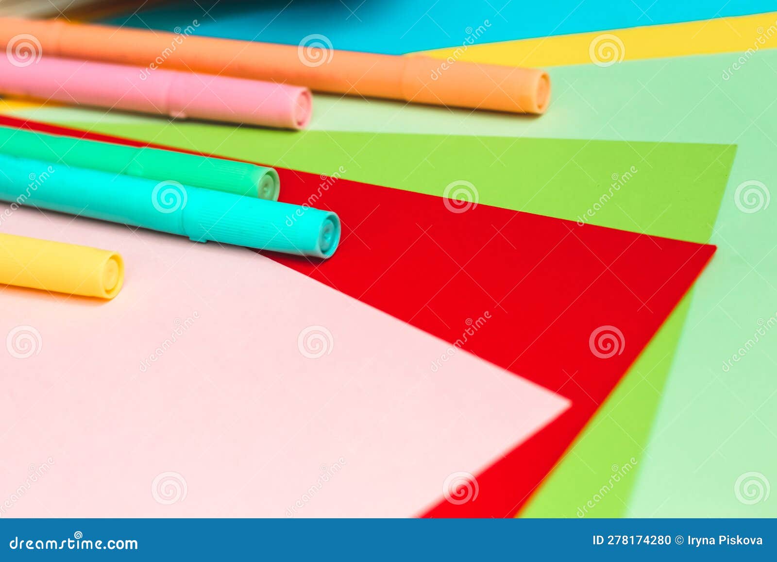 Colored Felt-tip Pens Liners for Drawing and Creativity with Colored ...