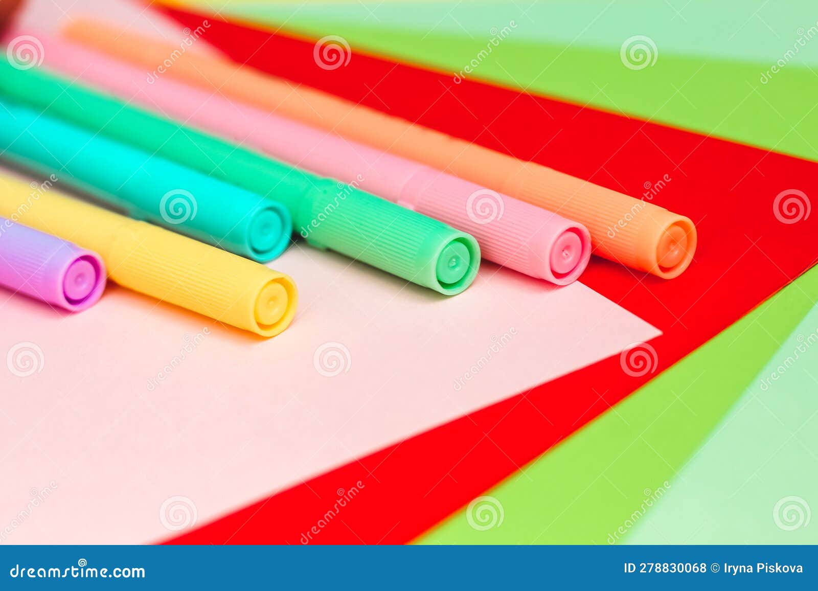 Colored Felt-tip Pens Liners for Drawing and Creativity with Colored ...