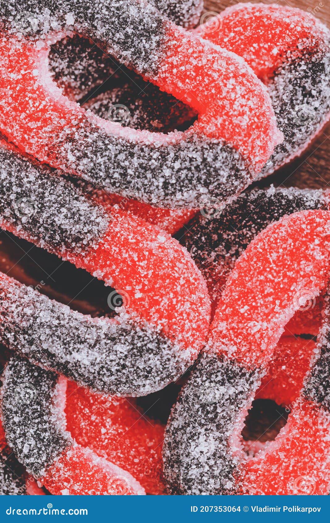 Colored Figured Marmalade. Sweet Dessert. Tinted Culinary Background ...