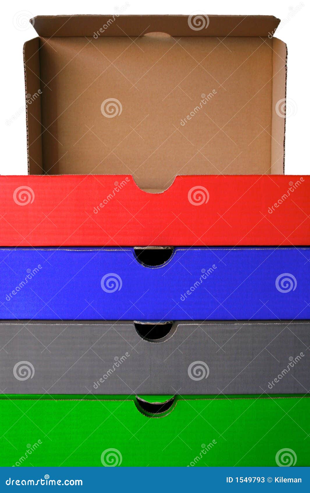 Colored filing boxes stock image. Image of file, deskwork - 1549793
