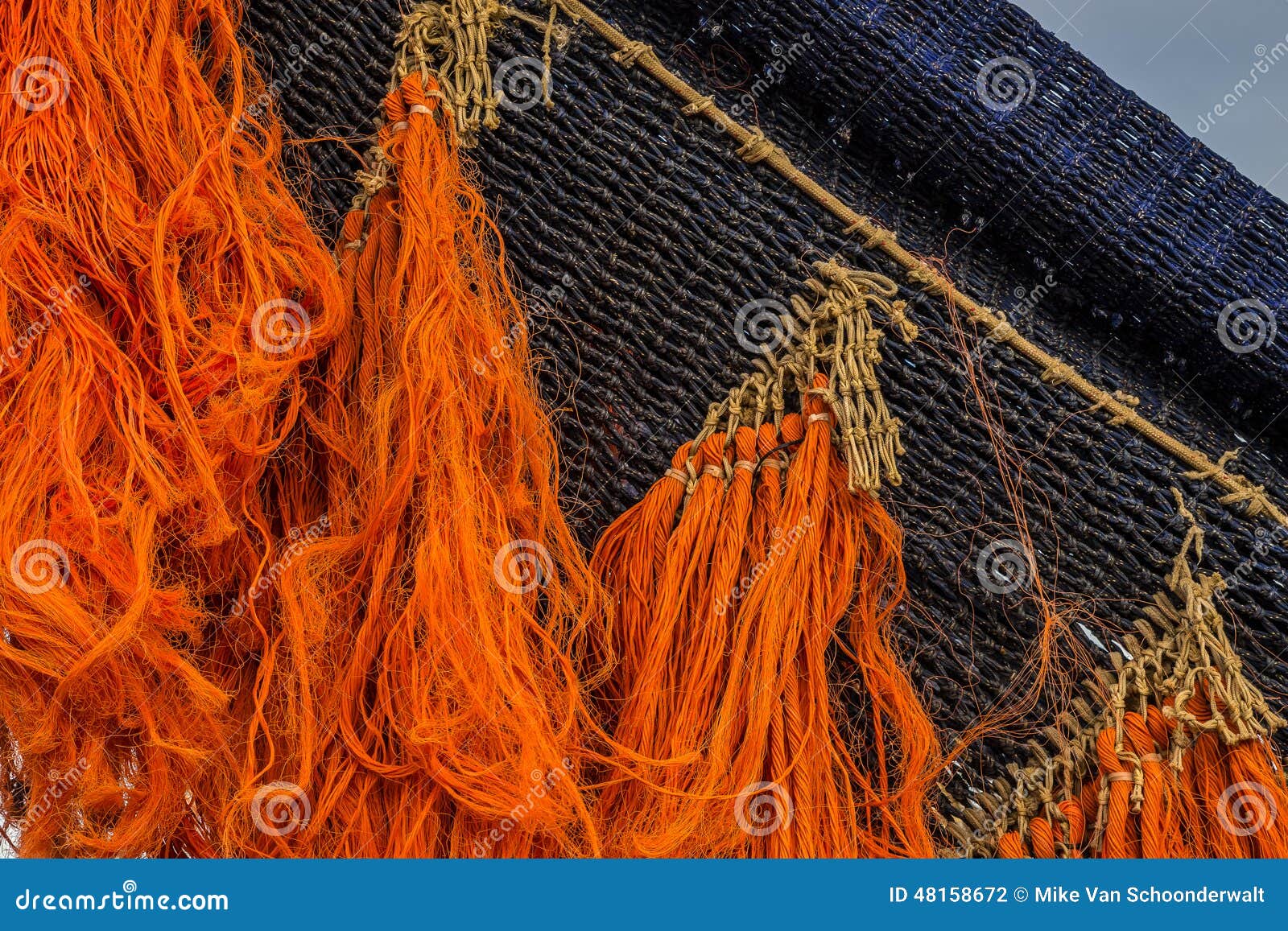 Colored fishing net stock photo. Image of gear, equipment - 48158672