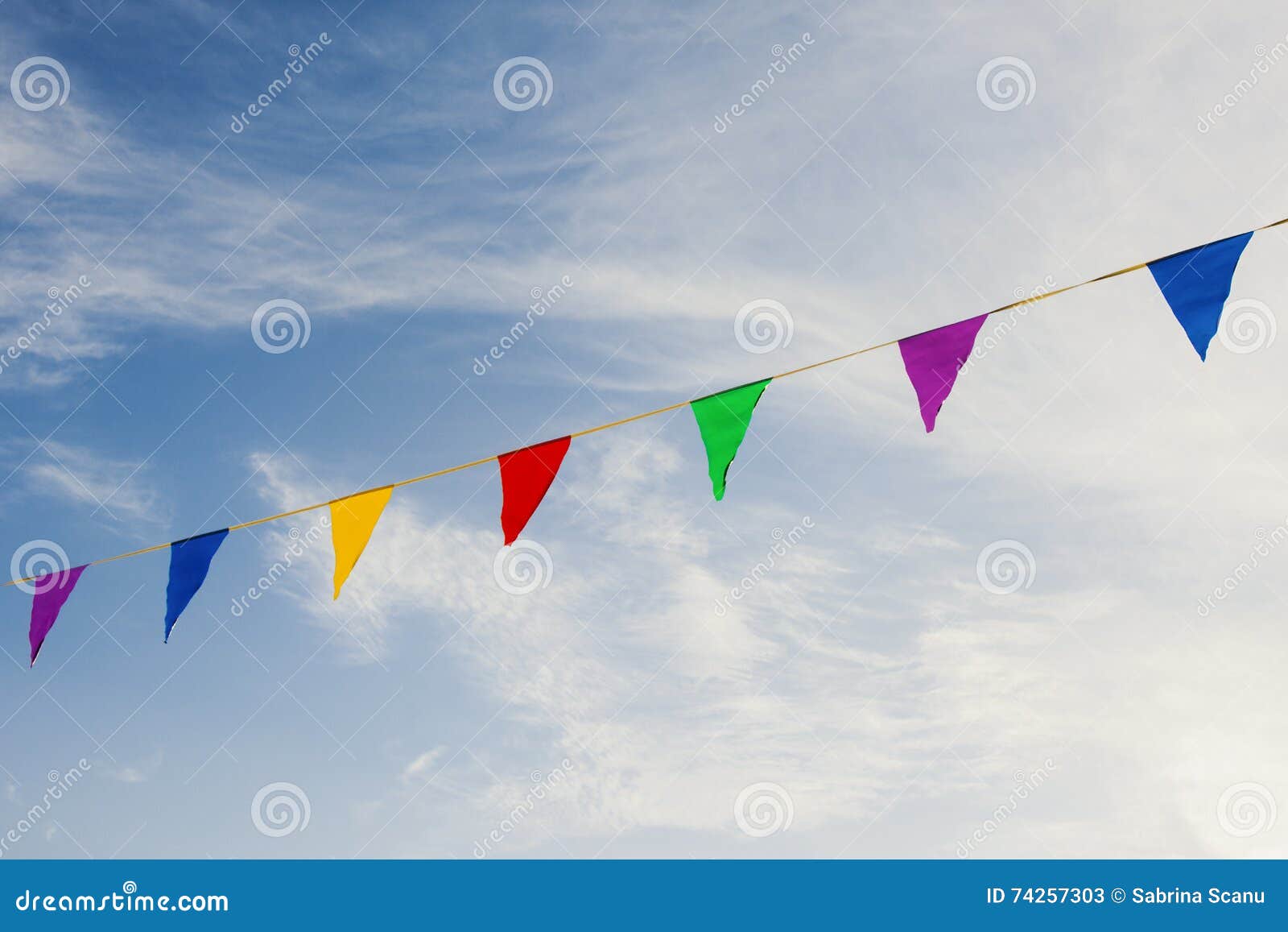 Colored Flags Stock Image | CartoonDealer.com #74257303
