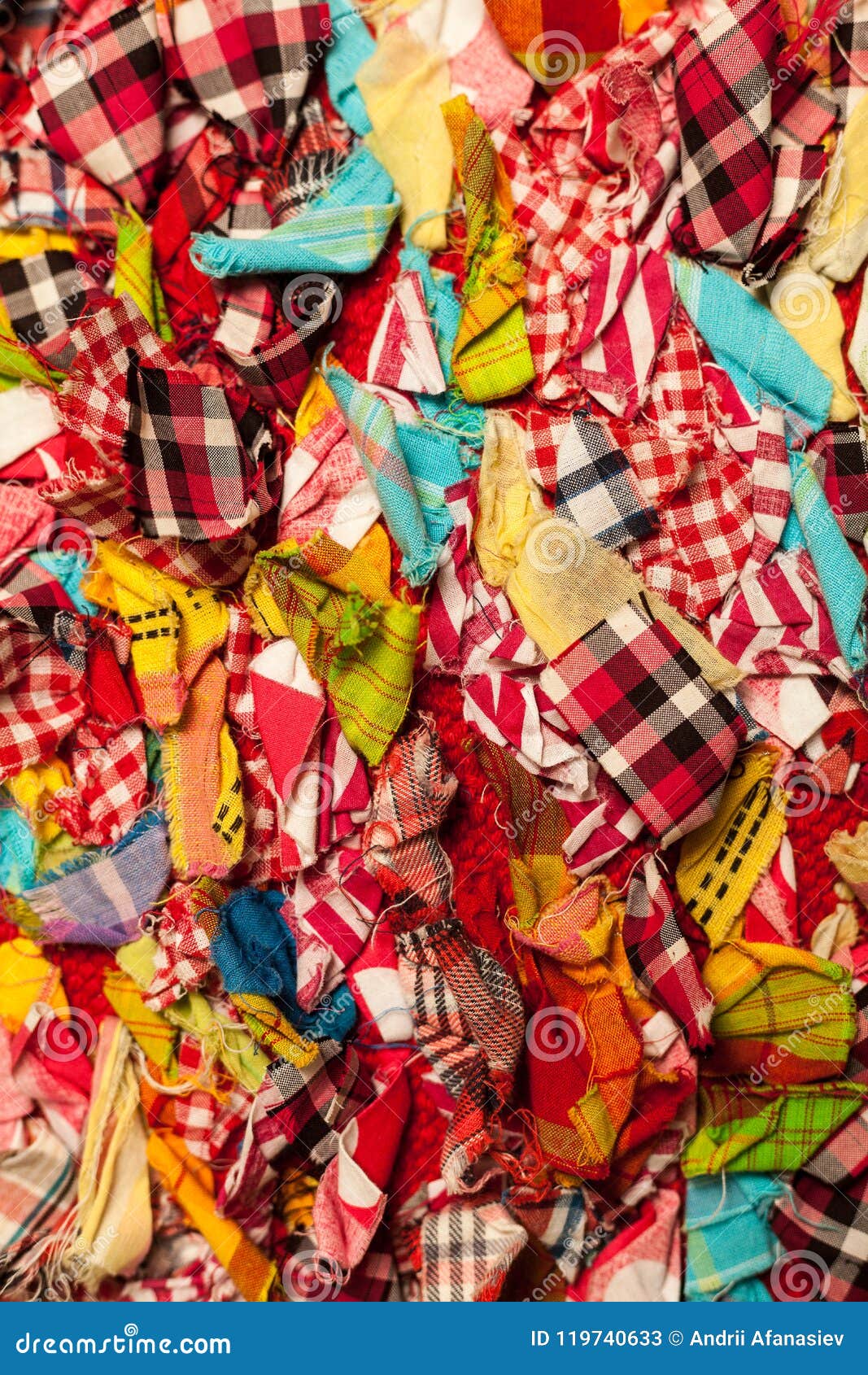 Colored Flaps Pieces Bright Different Cloth Flaps Stock Image - Image ...