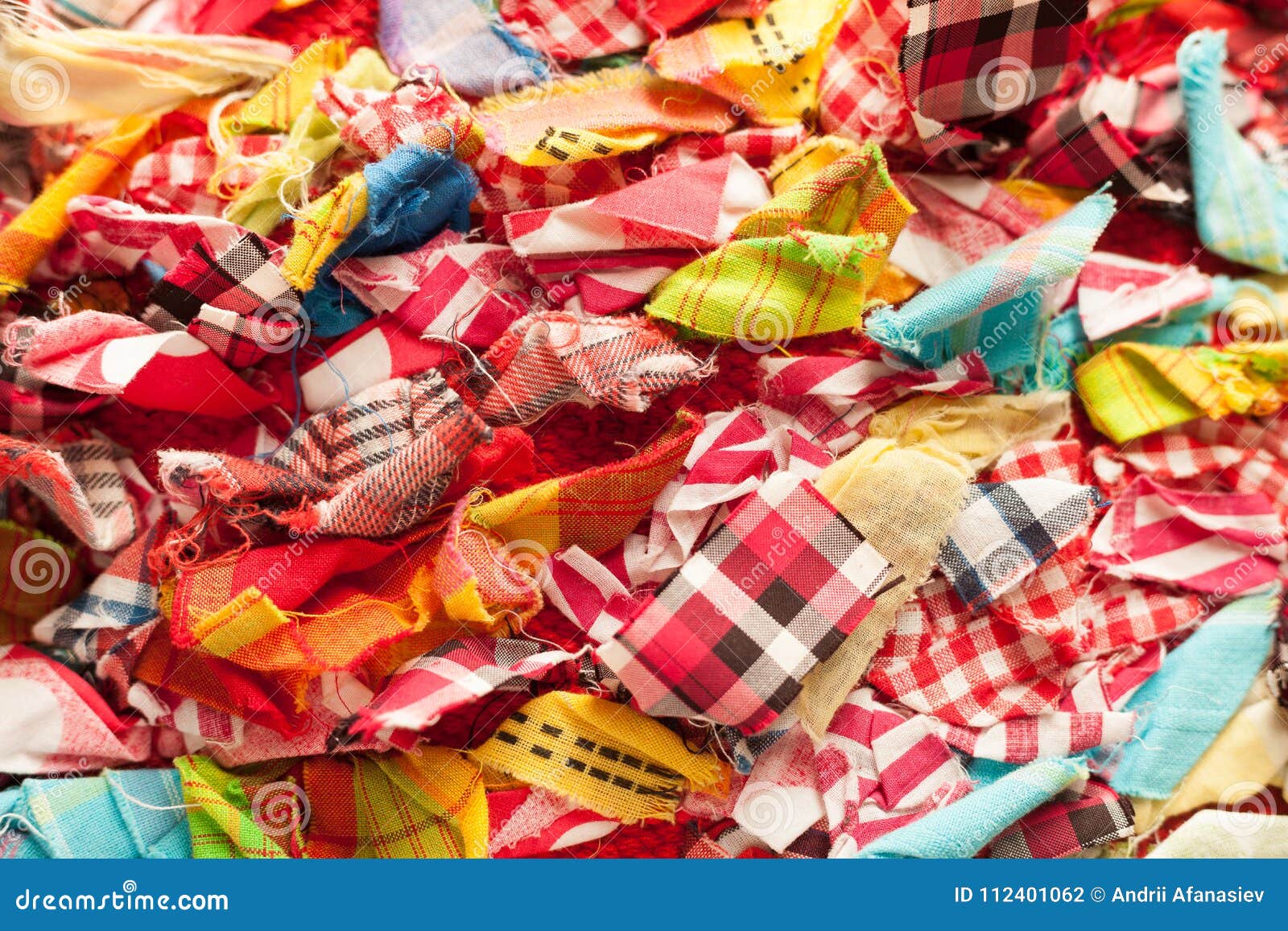 Colored Flaps Pieces Bright Different Cloth Flaps Stock Photo - Image ...