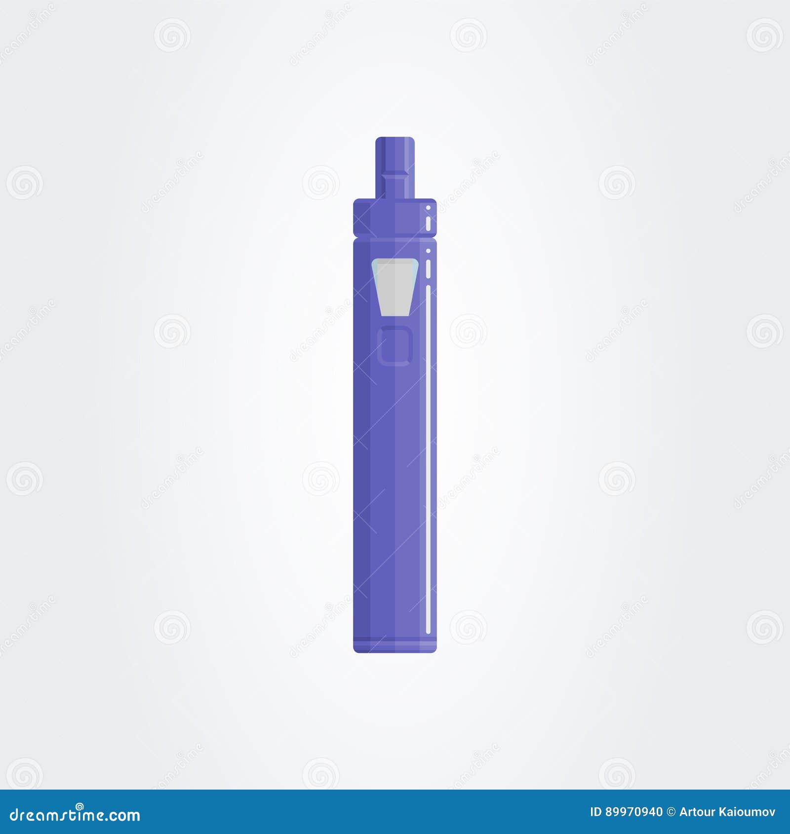 Vaping Device Mod Vector Illustration | CartoonDealer.com #73676810