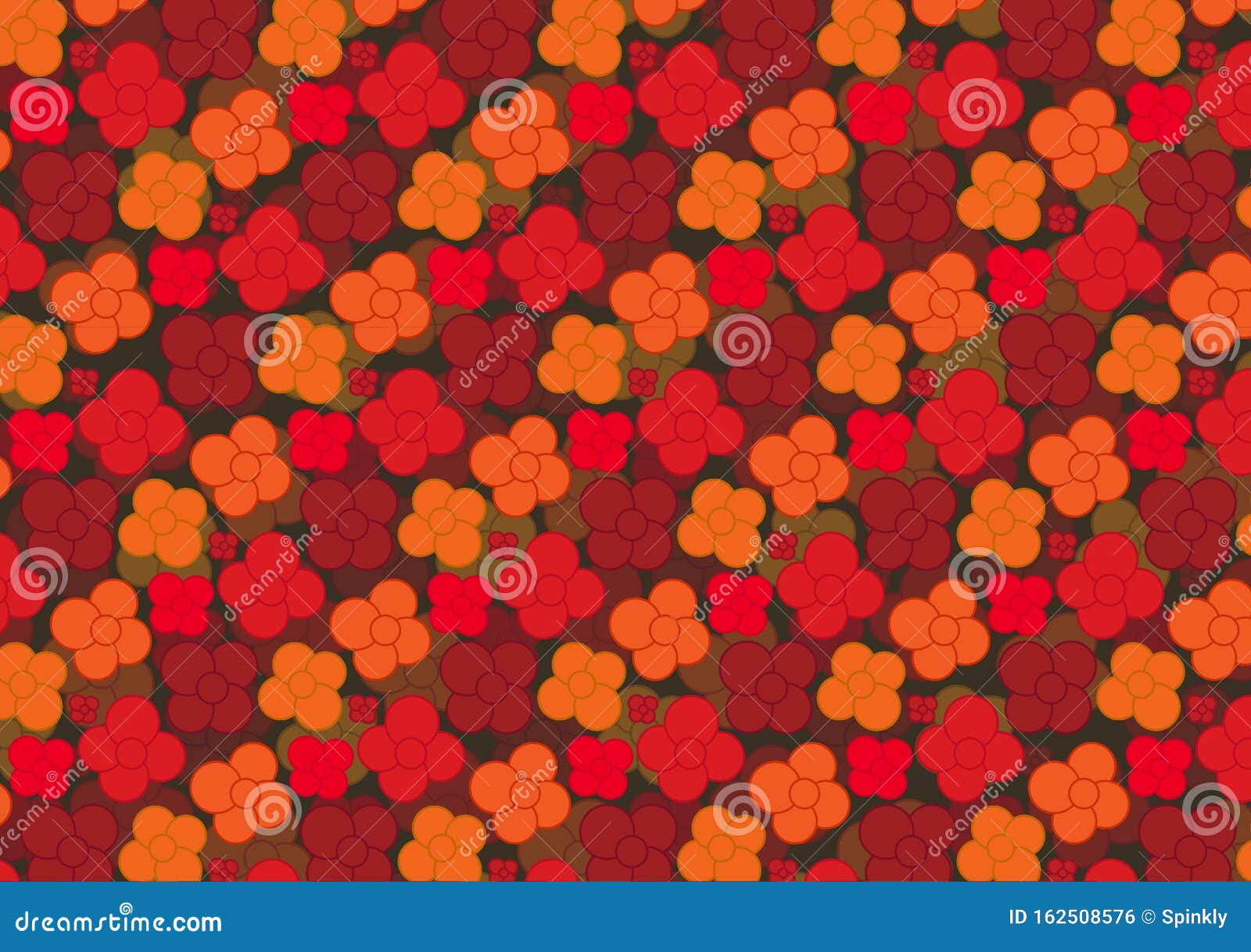 Colored Flower Pattern Design Wallpaper Stock Photo - Image of write ...