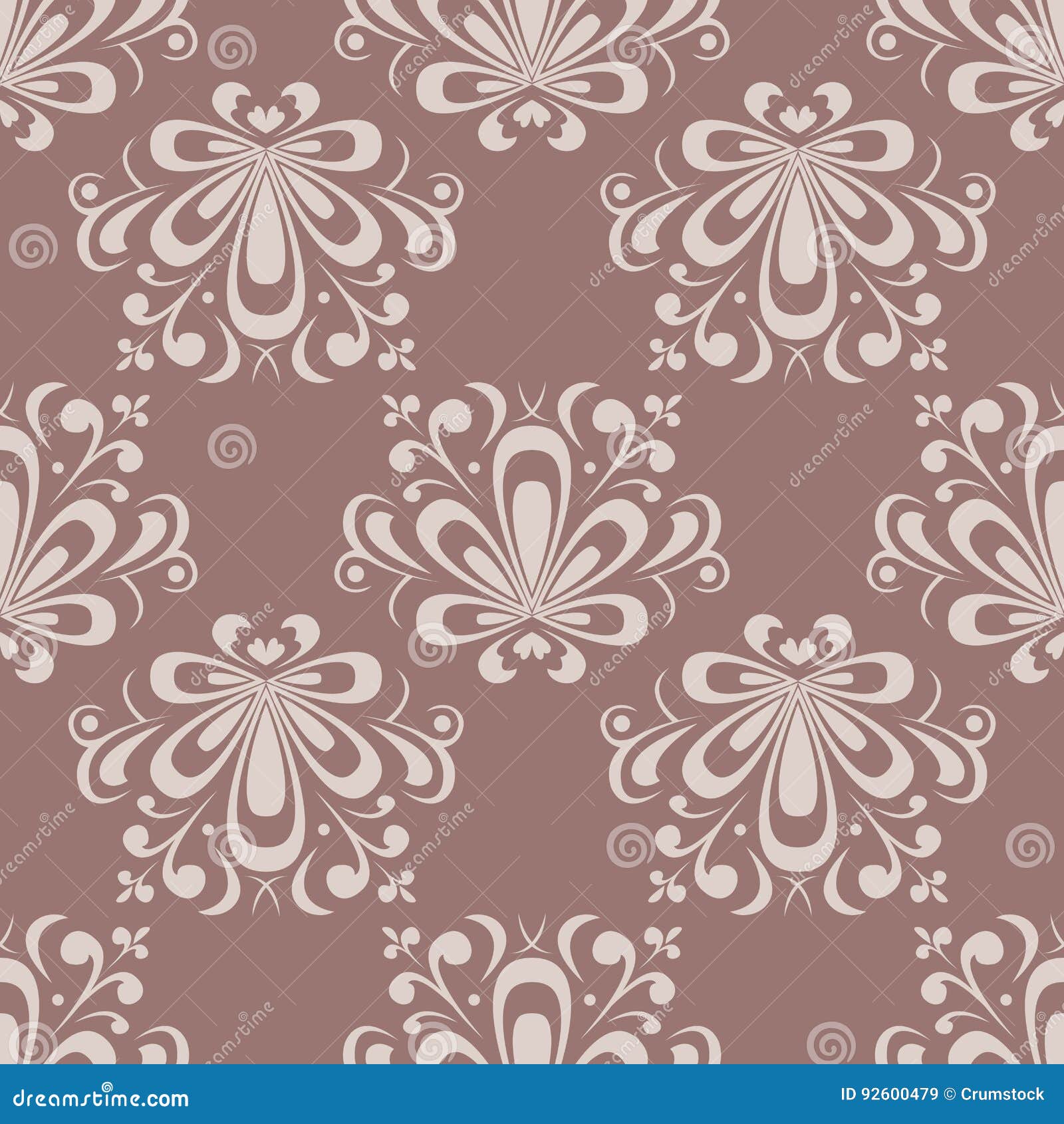 Colored flower pattern stock vector. Illustration of colorful - 92600479