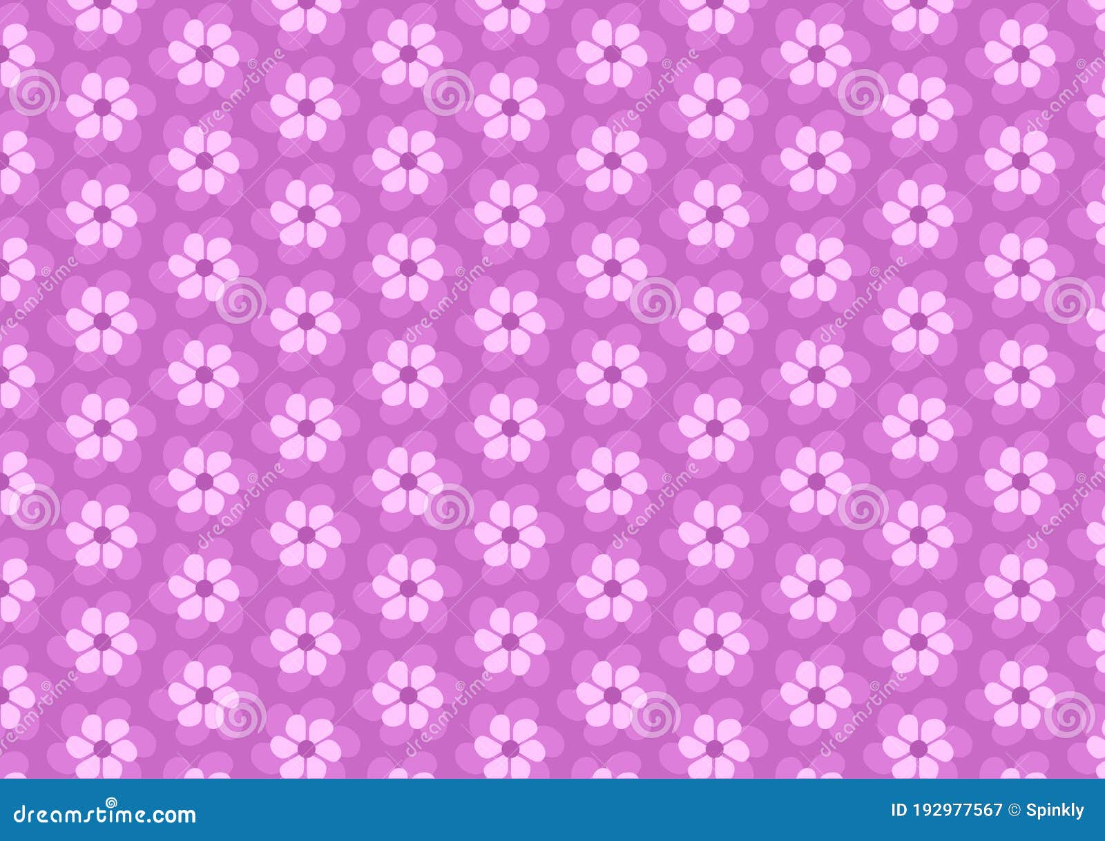 Colored Flowered Background Design for Wallpaper Stock Illustration ...