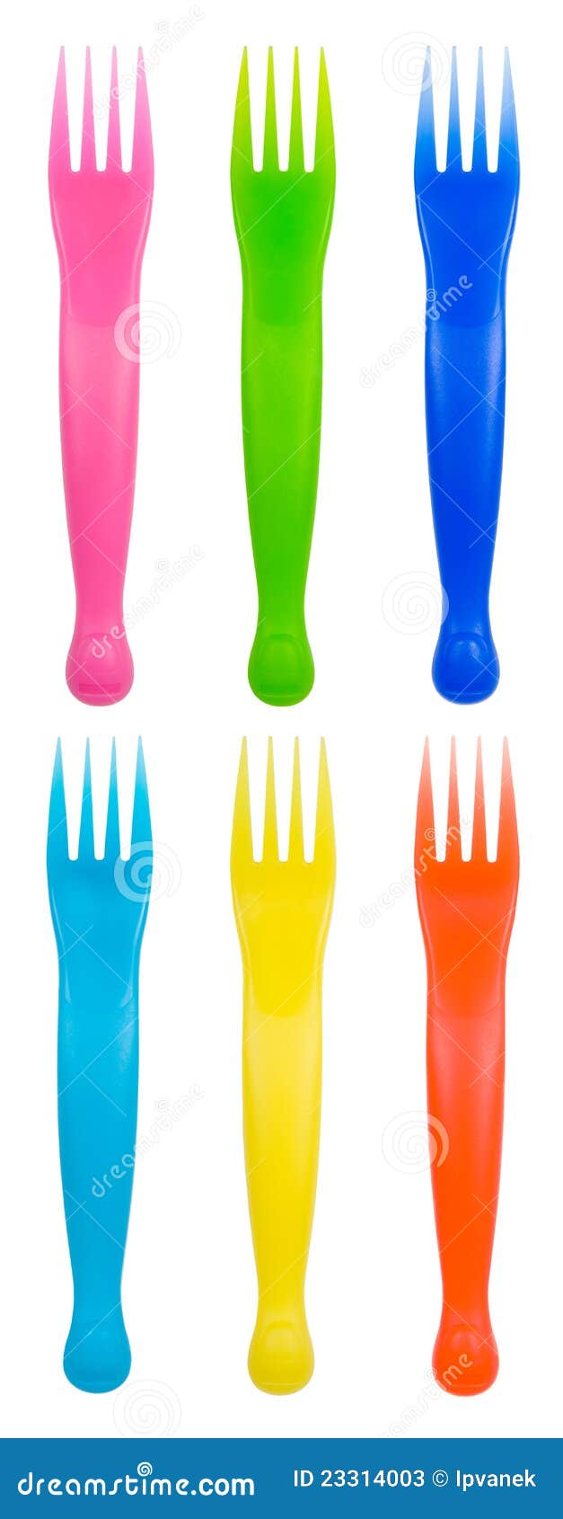 Colored forks stock image. Image of green, serving, dining - 23314003