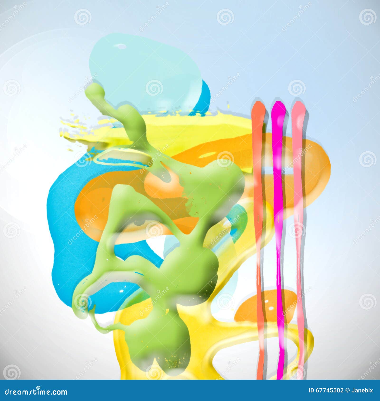 Colored forms stock illustration. Illustration of colored - 67745502