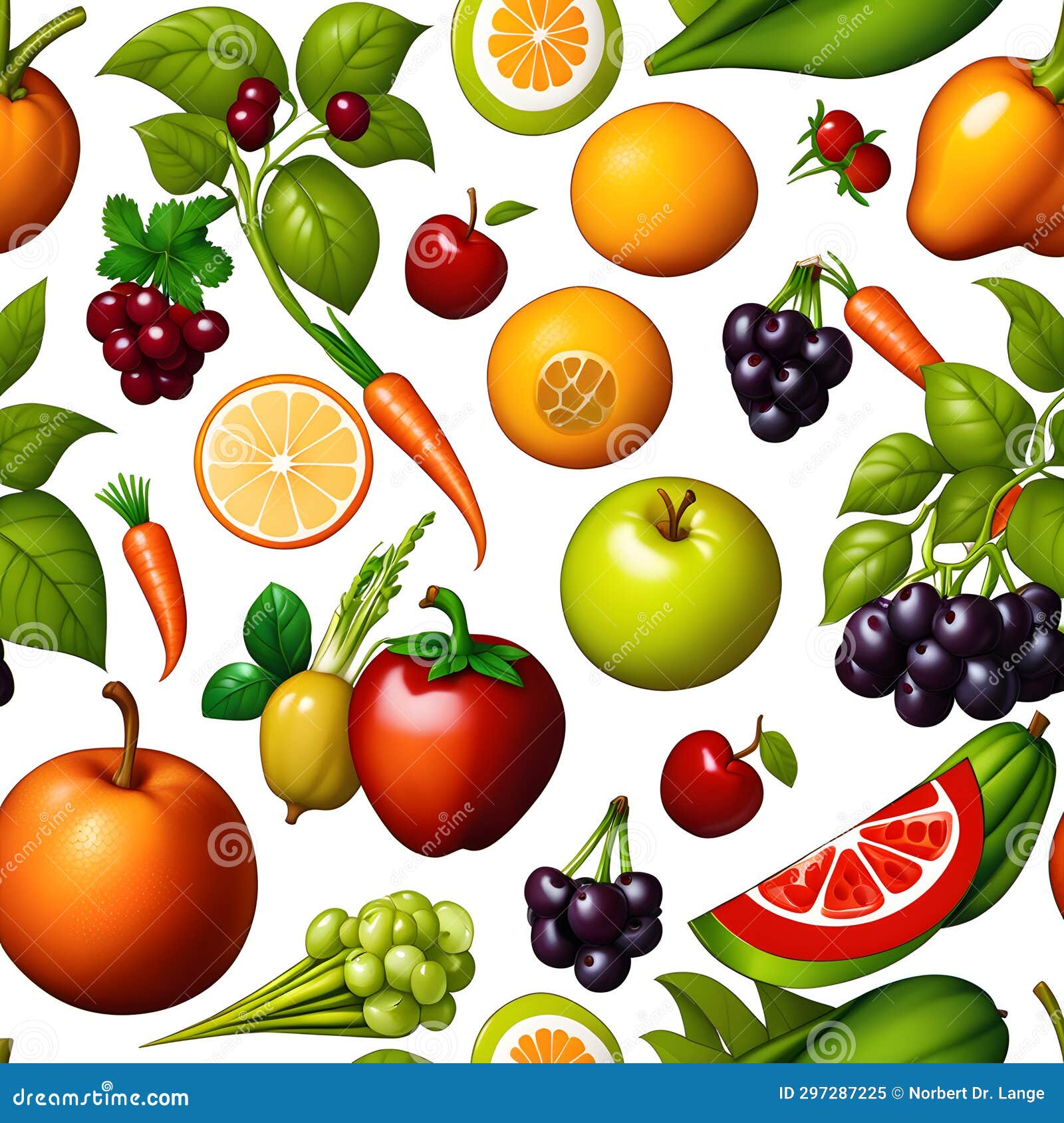 Colored Fruits, AI-generatet Stock Image - Image of board, vitamins ...