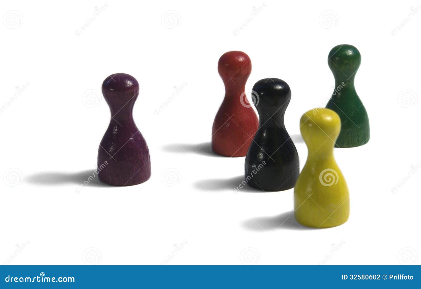 Colored gaming figures stock photo. Image of leisure - 32580602