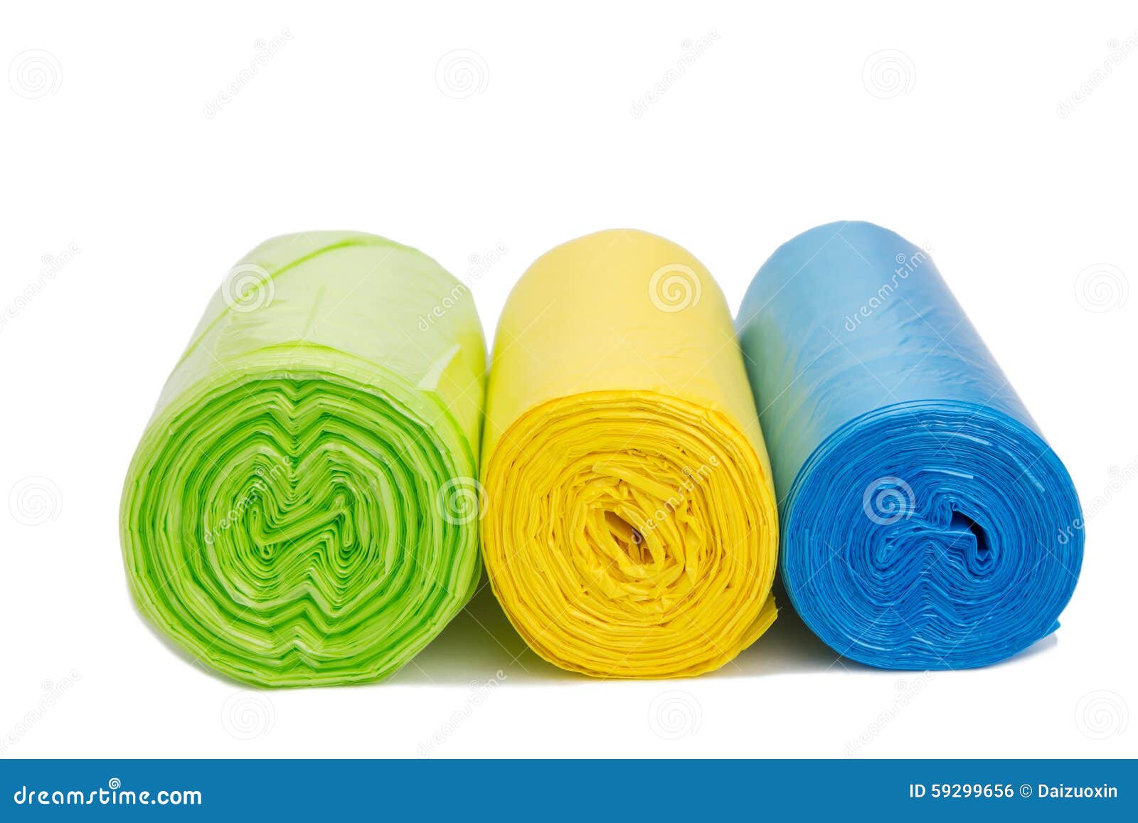 Colored garbage bags roll stock photo. Image of color - 59299656