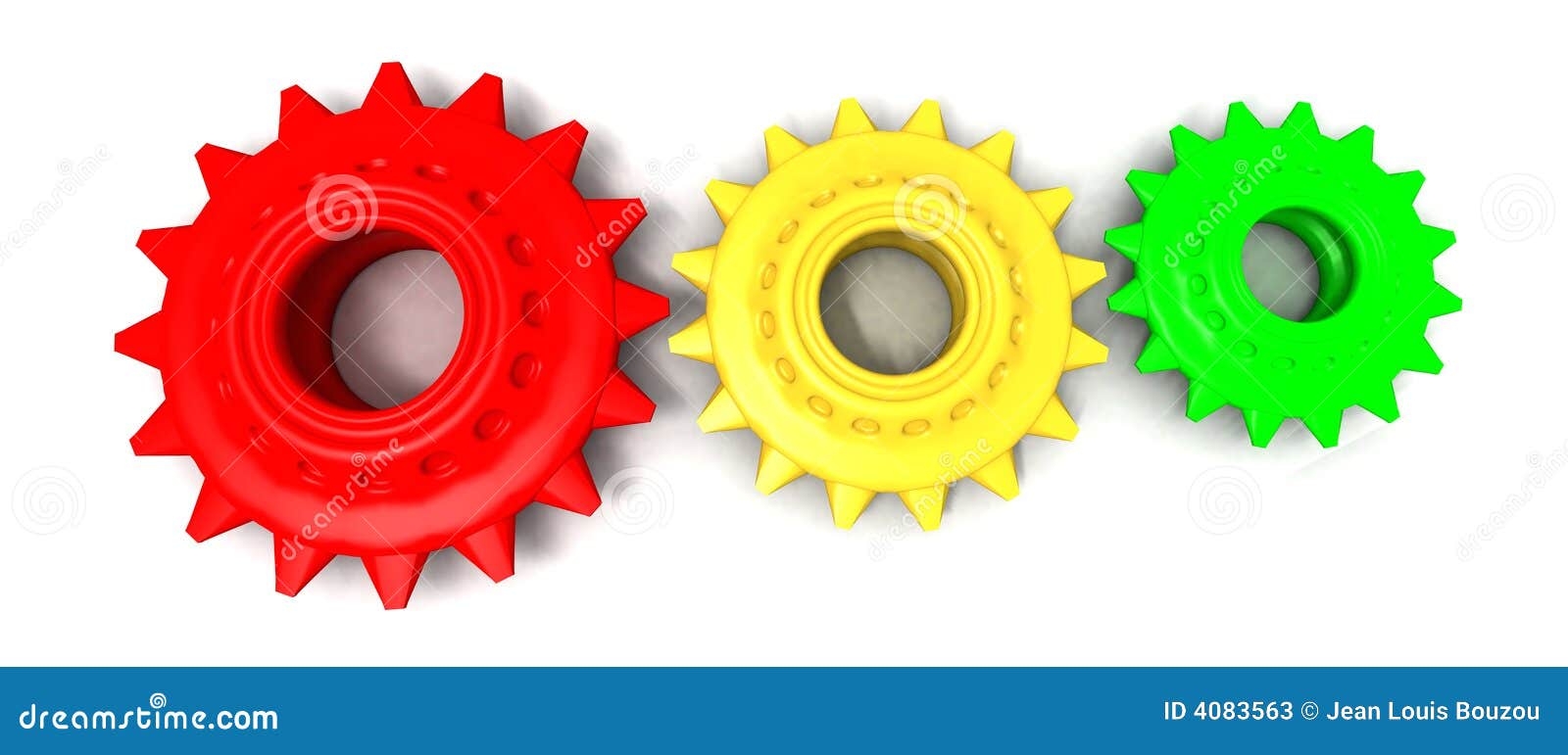 Colored gears stock illustration. Illustration of gearing - 4083563