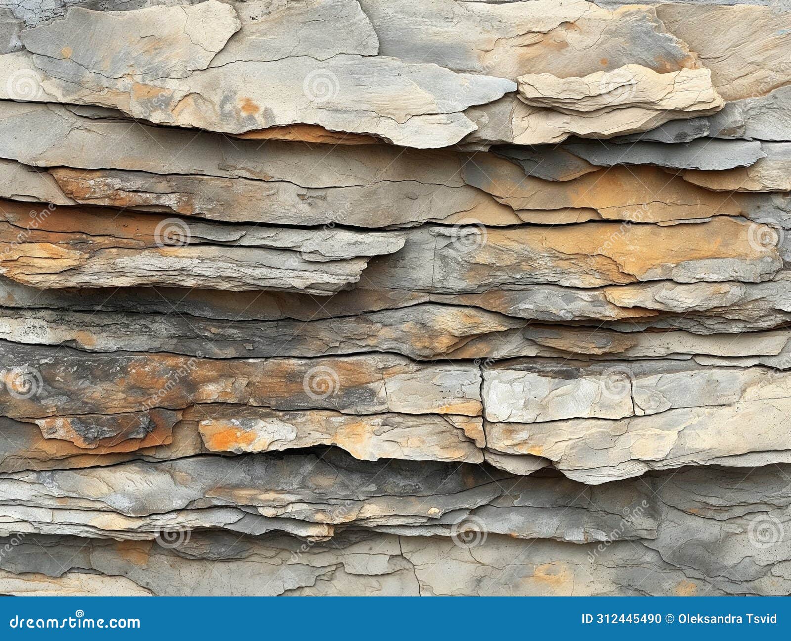Colored Geological Layers, Geological History of the Earth, Rock Layers ...