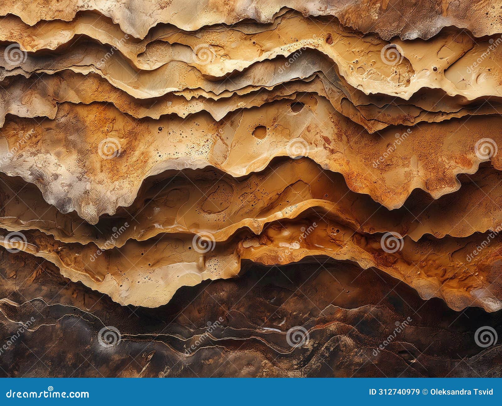 Colored Geological Layers, Geological History of the Earth, Rock Layers ...