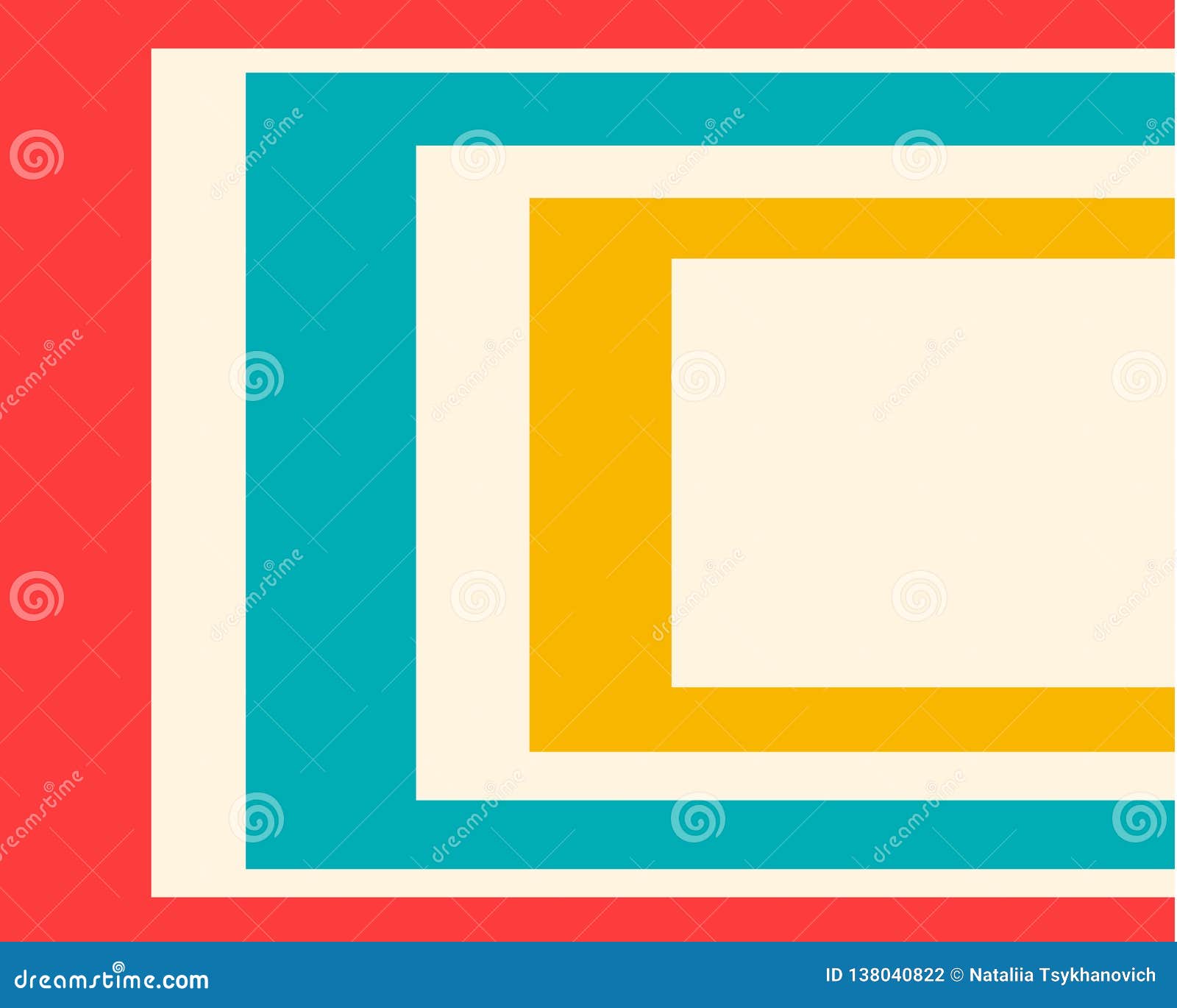 Colored Geometric Background Consisting of Many Rectangles Stock Vector ...