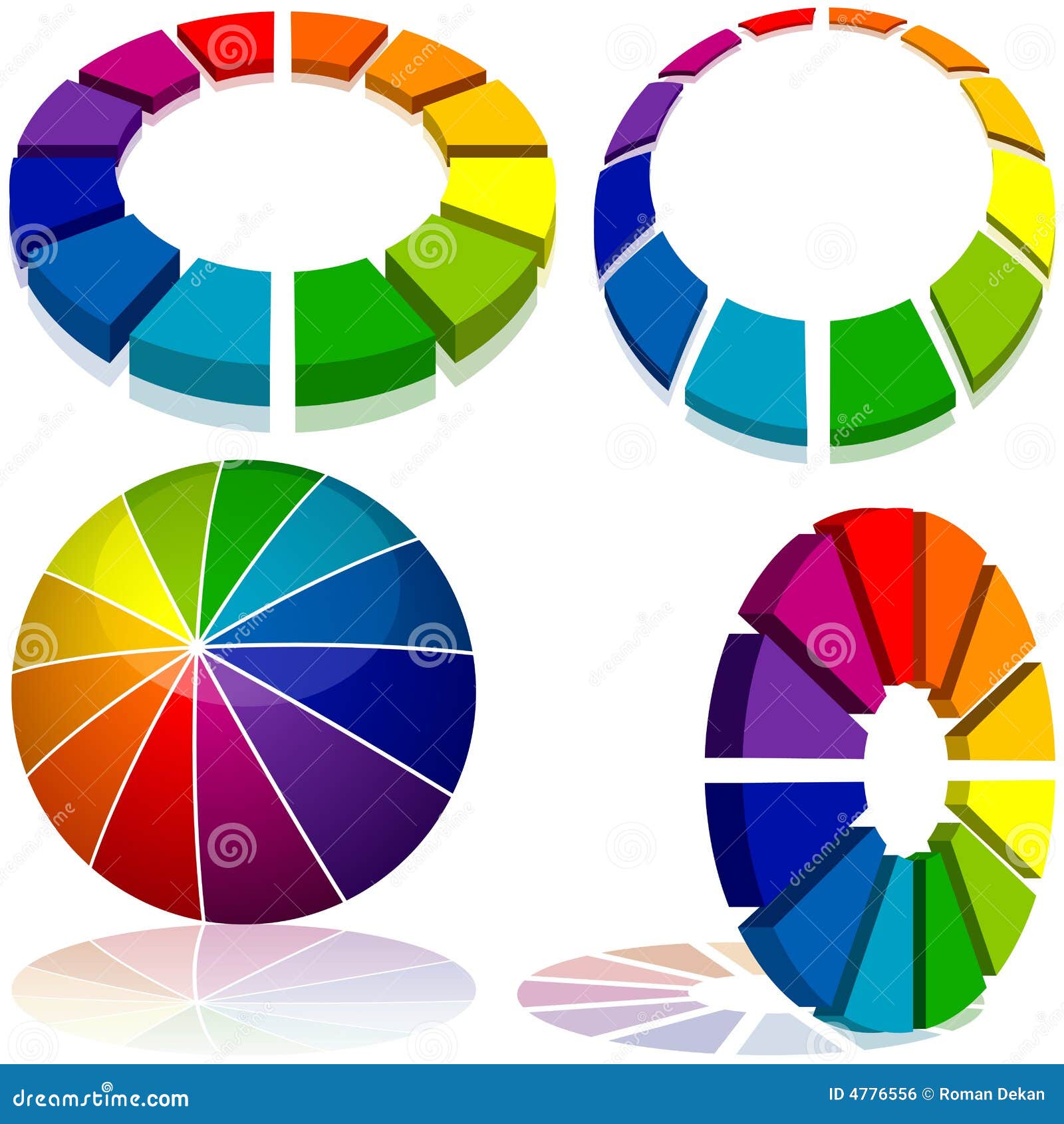 Colored Geometry stock vector. Illustration of sphere - 4776556