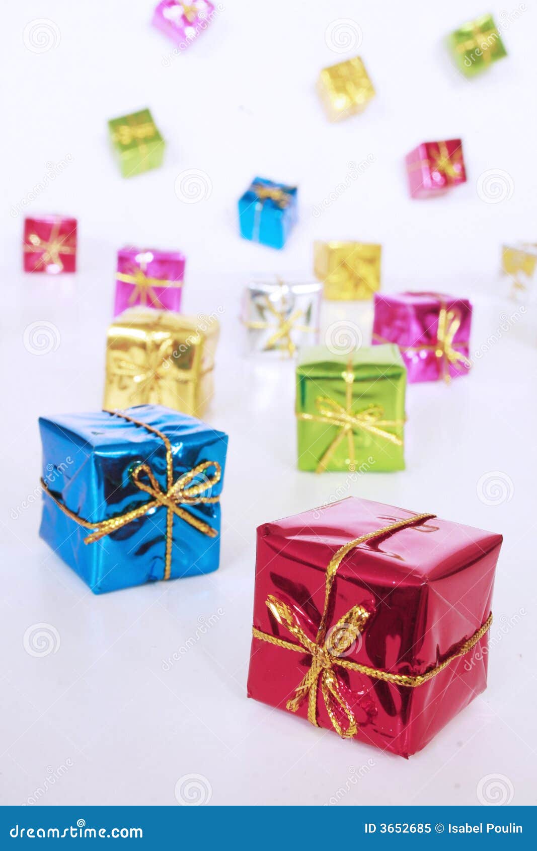 Colored gift boxes stock image. Image of still, packages - 3652685