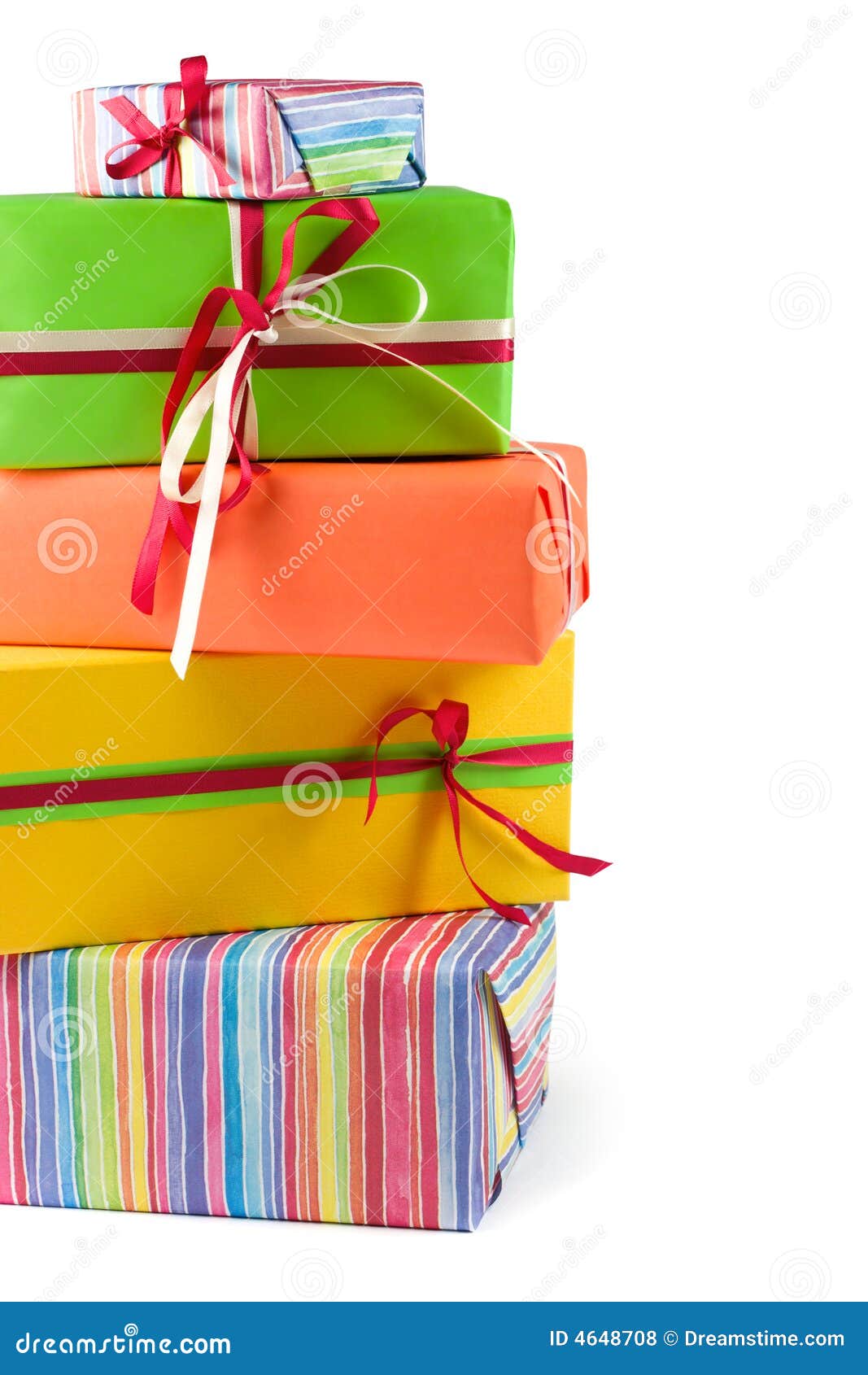 Colored gift boxes stock photo. Image of colored, present - 4648708