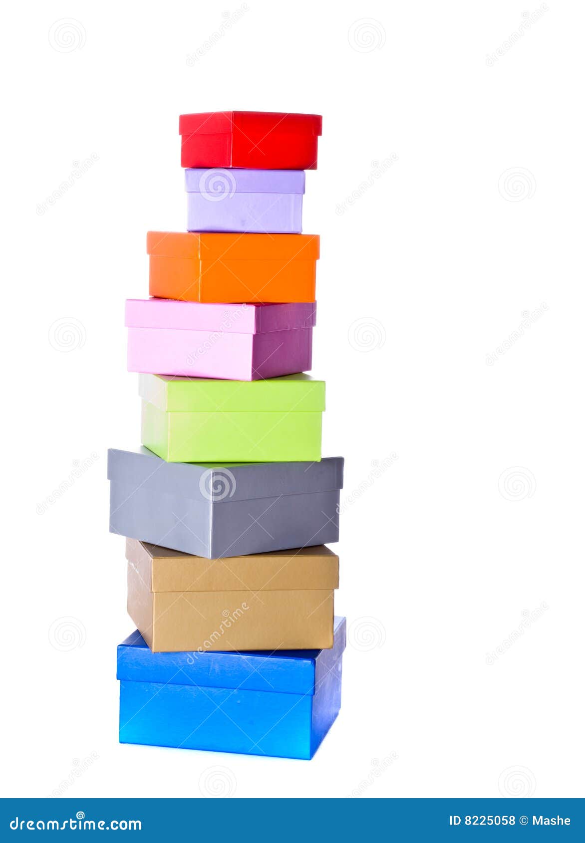 Colored gift boxes stock photo. Image of fancy, give, event - 8225058