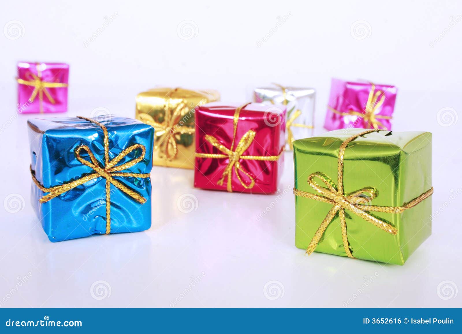 Colored gifts stock photo. Image of colourful, anniversary - 3652616