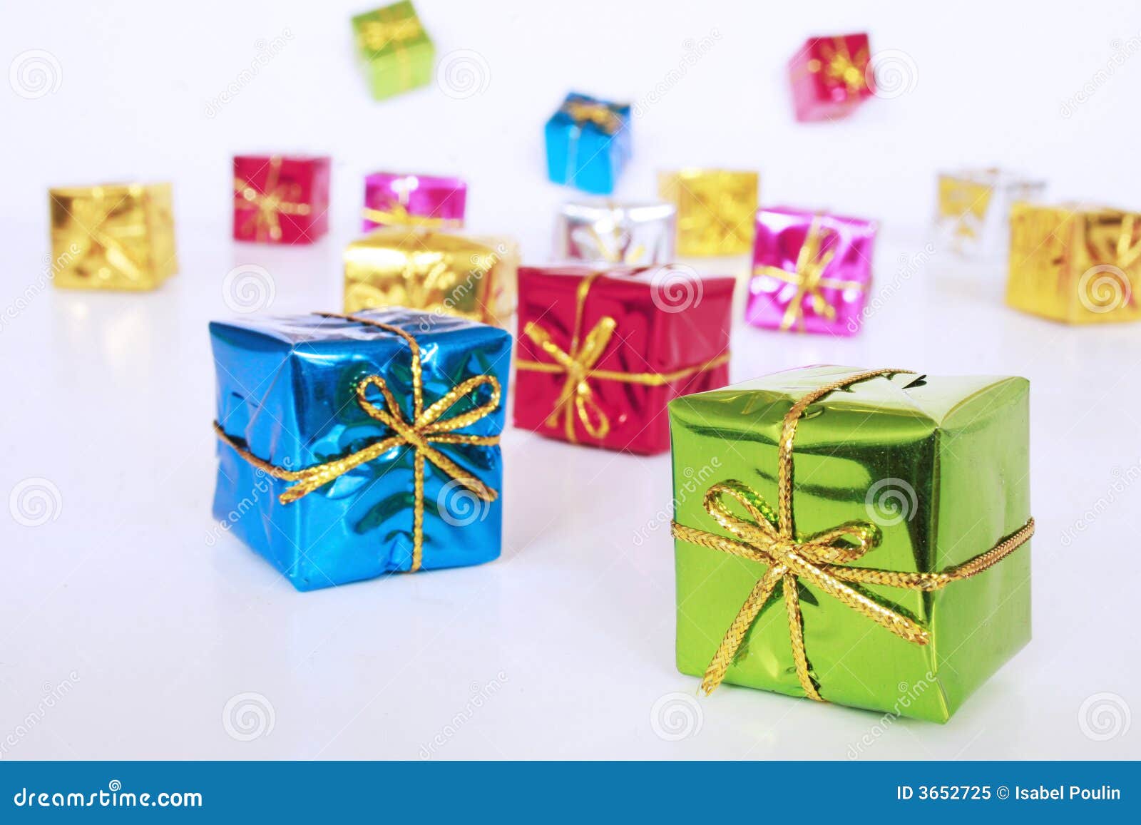 Colored gifts stock image. Image of anniversary, coloured - 3652725