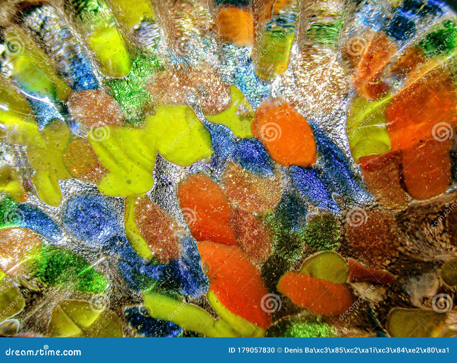 Colored glass stock photo. Image of abstract, blue, piece - 179057830