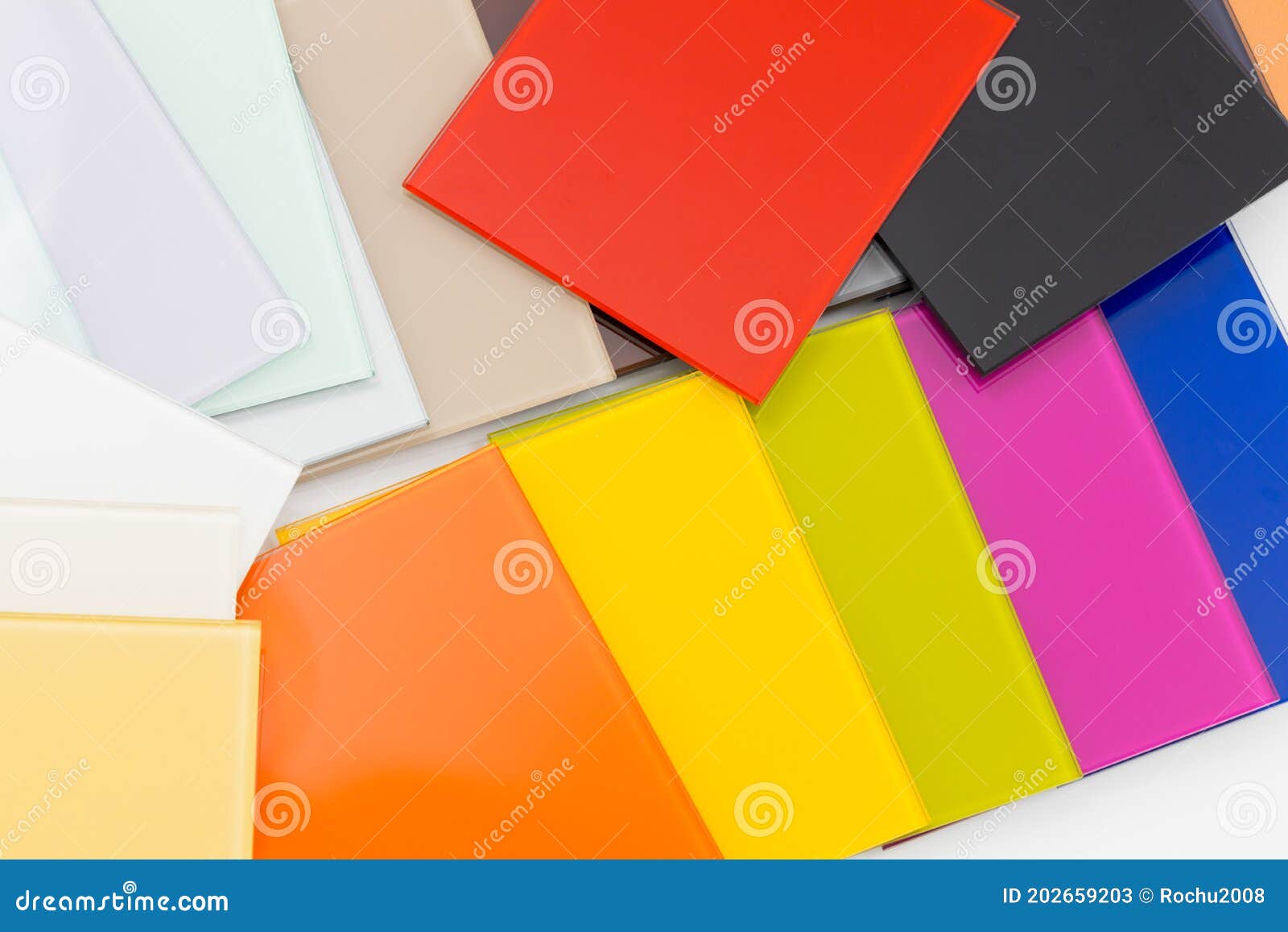 Colored Glass Material for Interior Finishing Stock Image - Image of ...