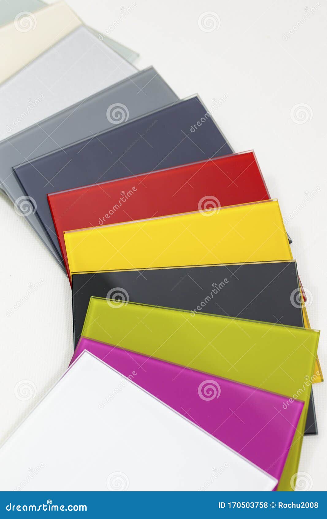 Colored Glass Material for Interior Finishing Stock Photo - Image of ...