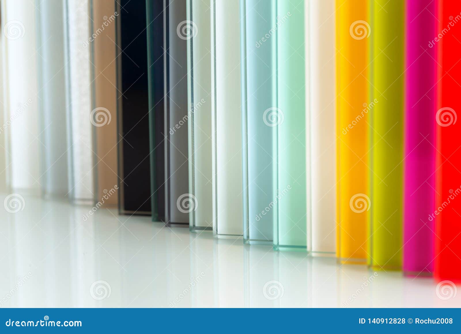 Colored Glass Material for Interior Finishing Stock Photo - Image of ...