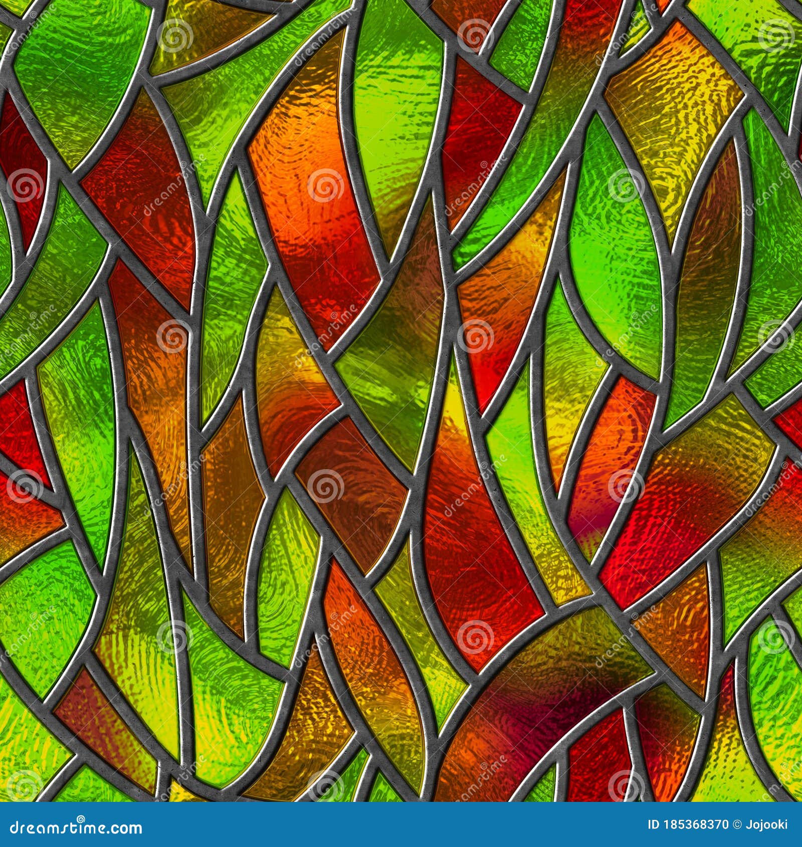 Colored Glass Seamless Texture with Waves Pattern for Window, Stained ...