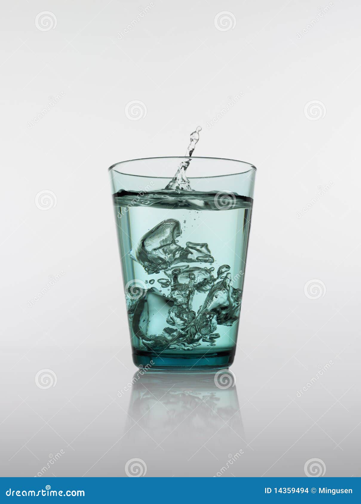 Colored glass of water stock photo. Image of drop, transparent - 14359494