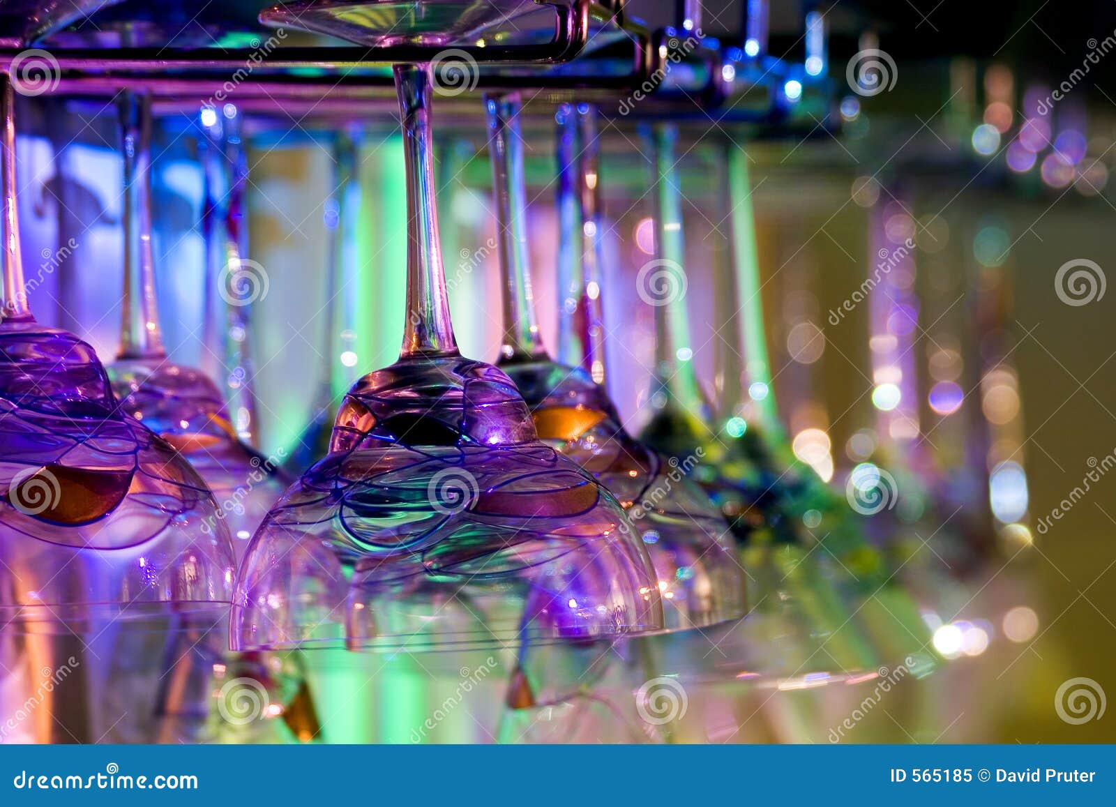 Colored Glassware stock image. Image of wine, stemware - 565185