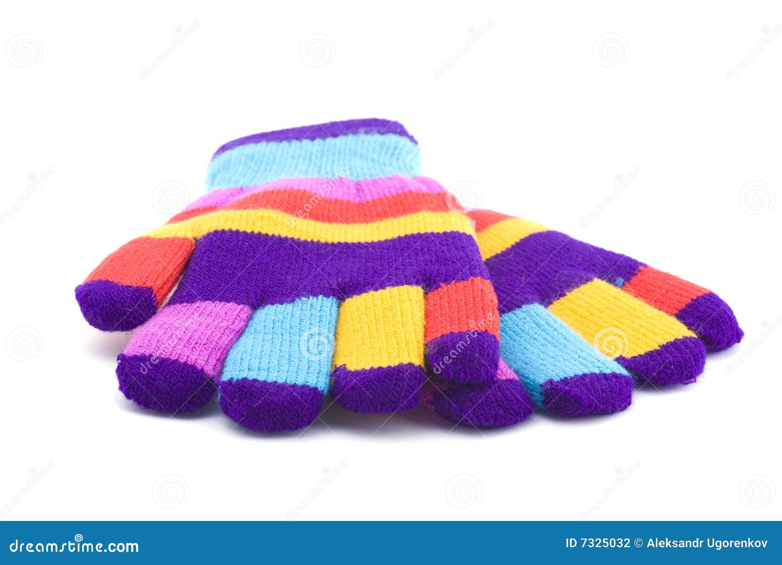 Colored glove on white stock photo. Image of protection - 7325032