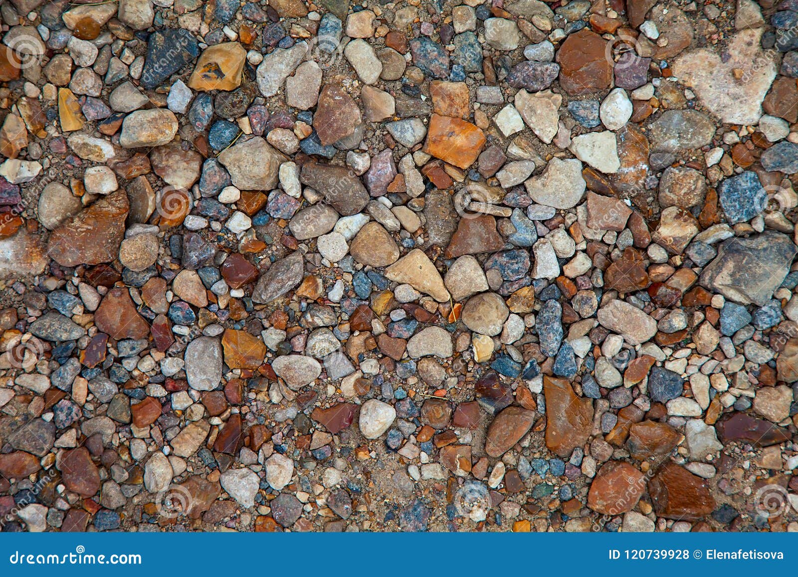 Colored Gravel. High-resolution Seamless Texture Stock Photo - Image of ...
