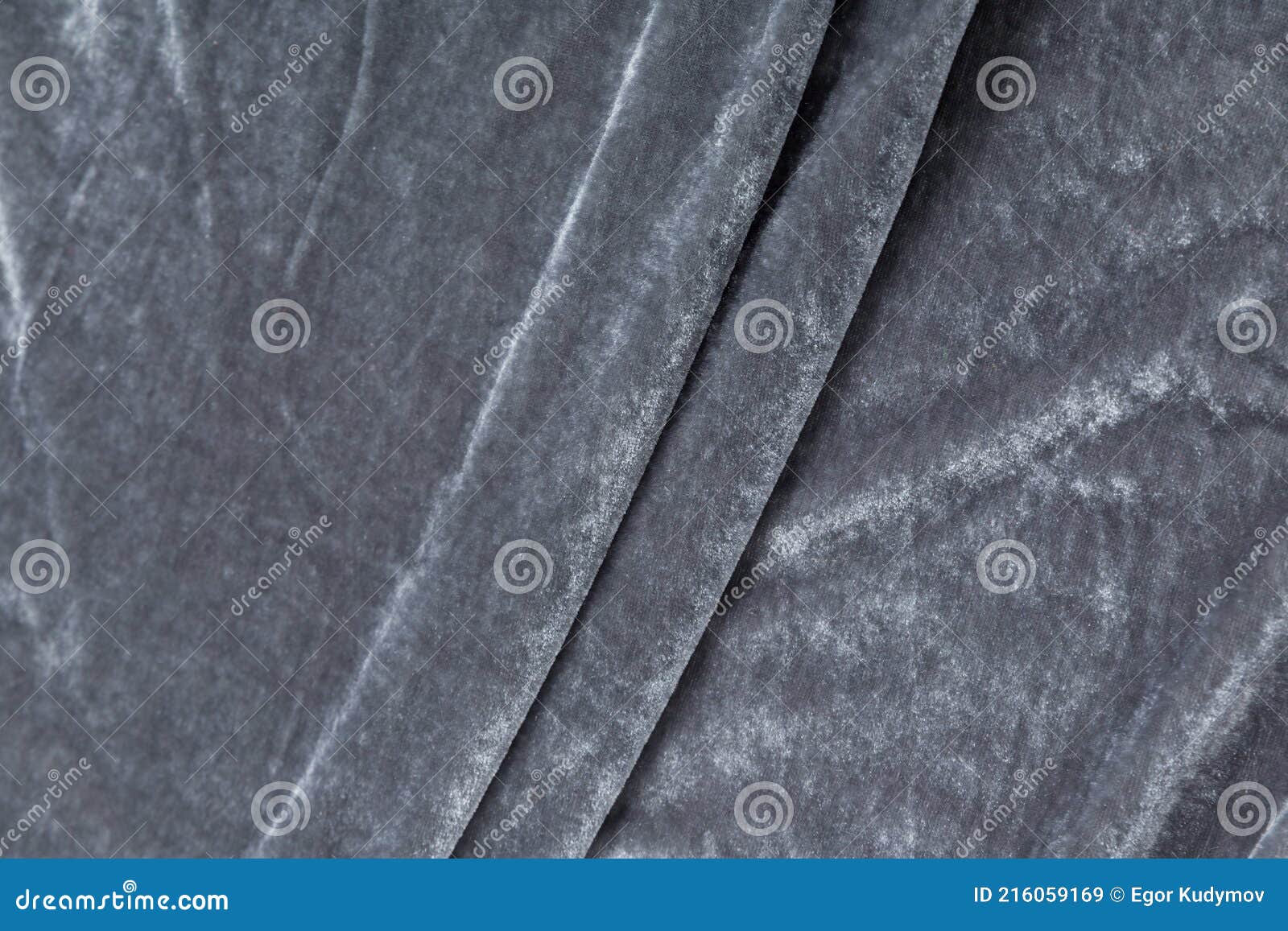 Colored Grey Textile Satin Fabric Folded in Folds and Waves with ...