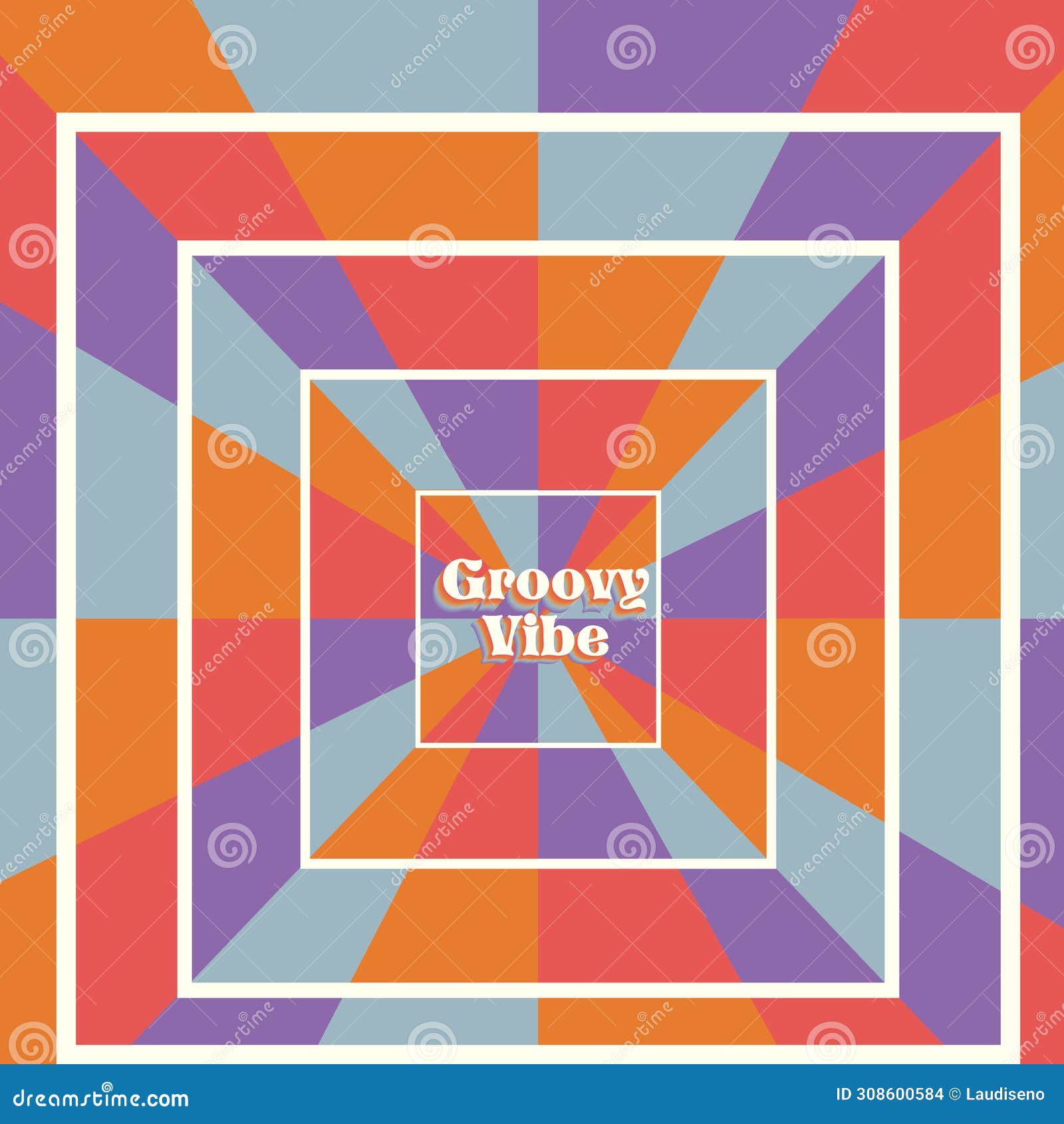 Colored Groovy Background Vector Stock Illustration - Illustration of ...